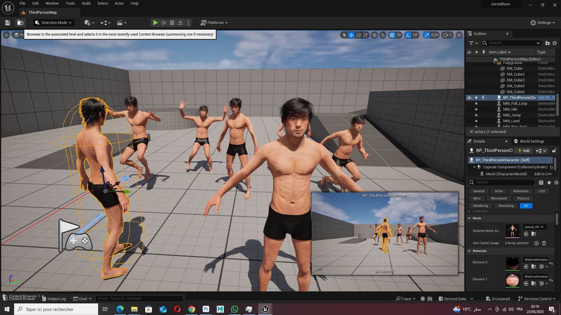 Takeshi Realistic Base Mesh Male Character Model by khaloui