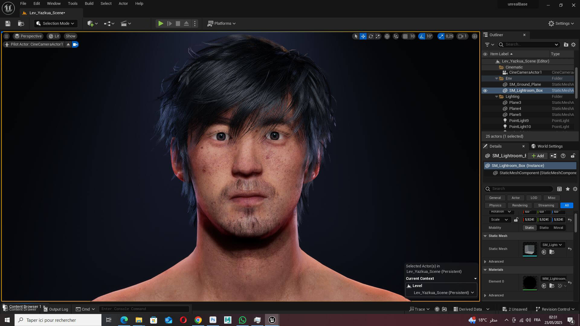 Takeshi Realistic Base Mesh Male Character Model by khaloui