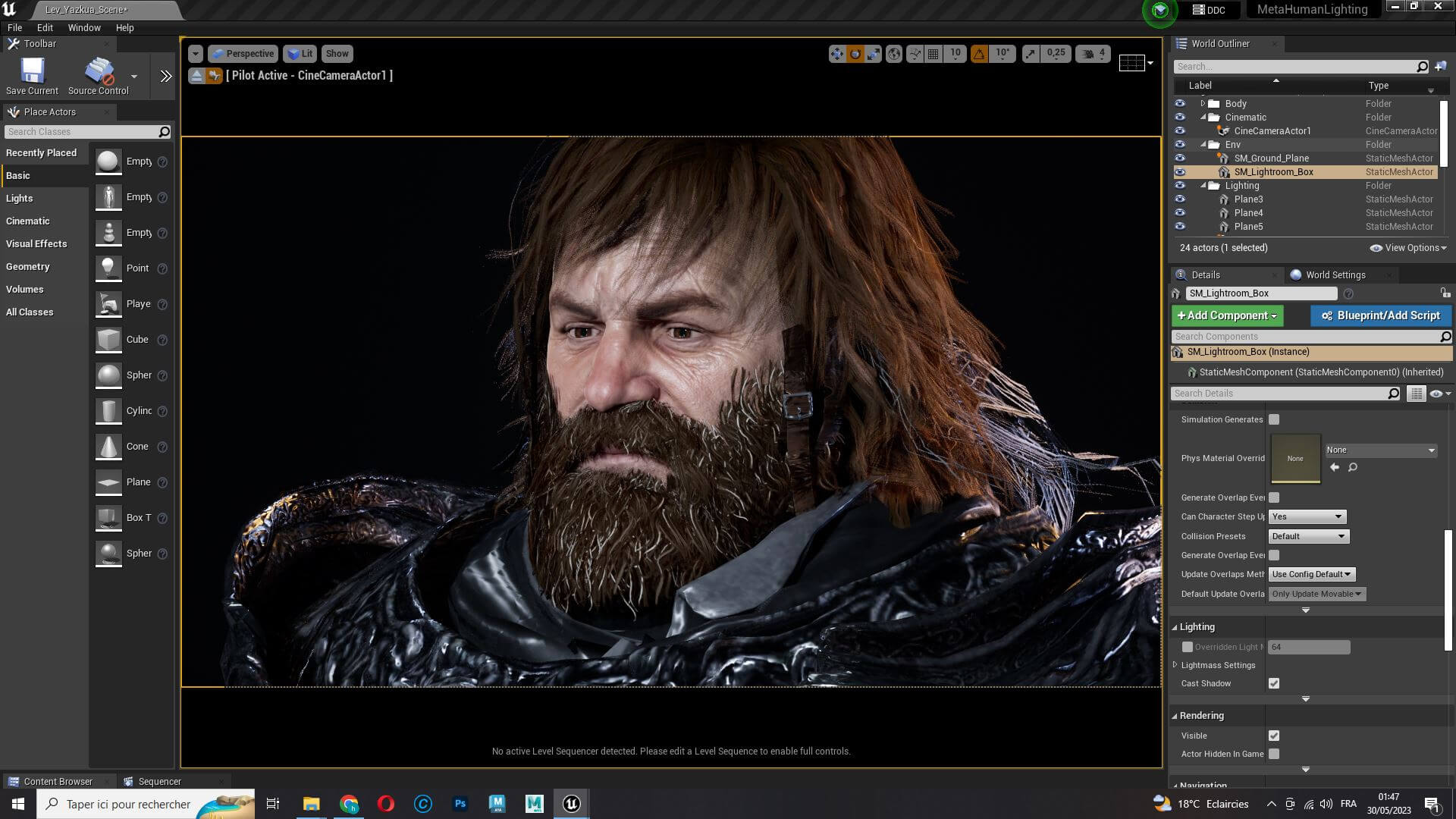 Viking Ready With Facial Rig - 3D Model by khaloui