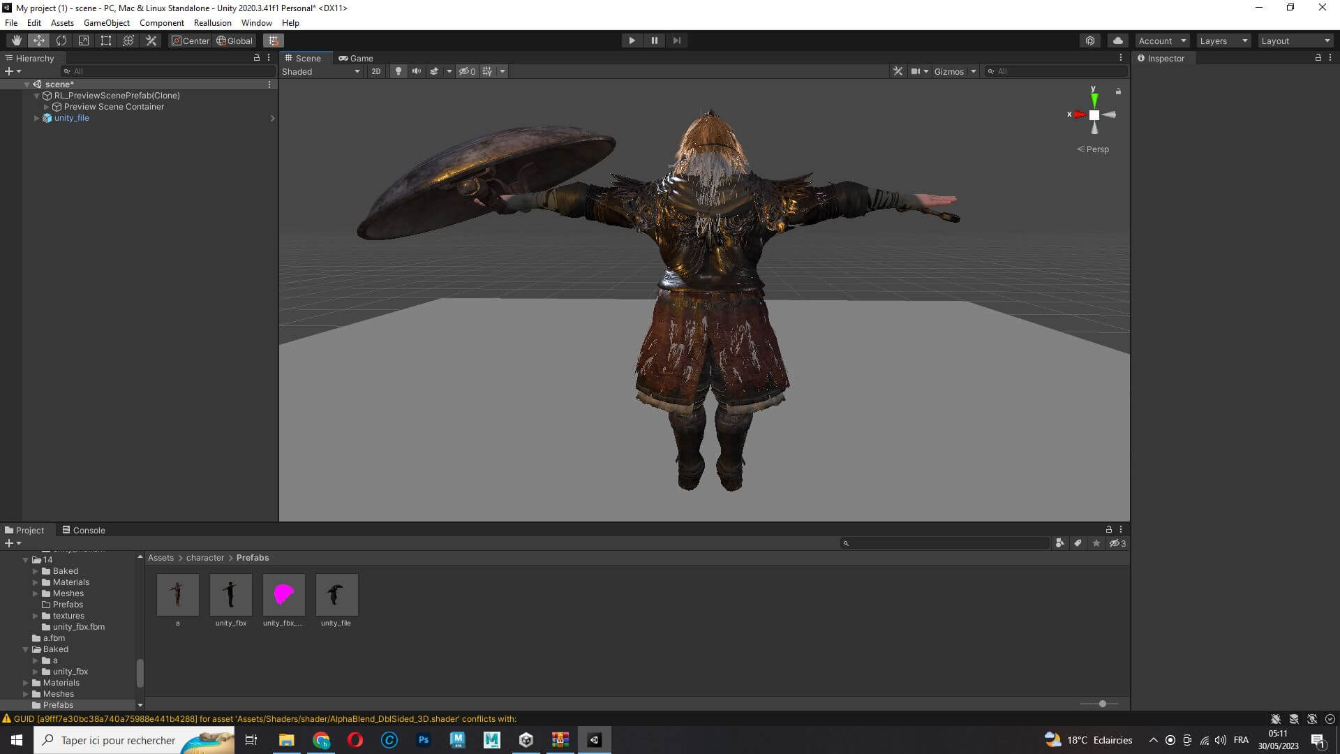 Viking Ready With Facial Rig - 3D Model by khaloui