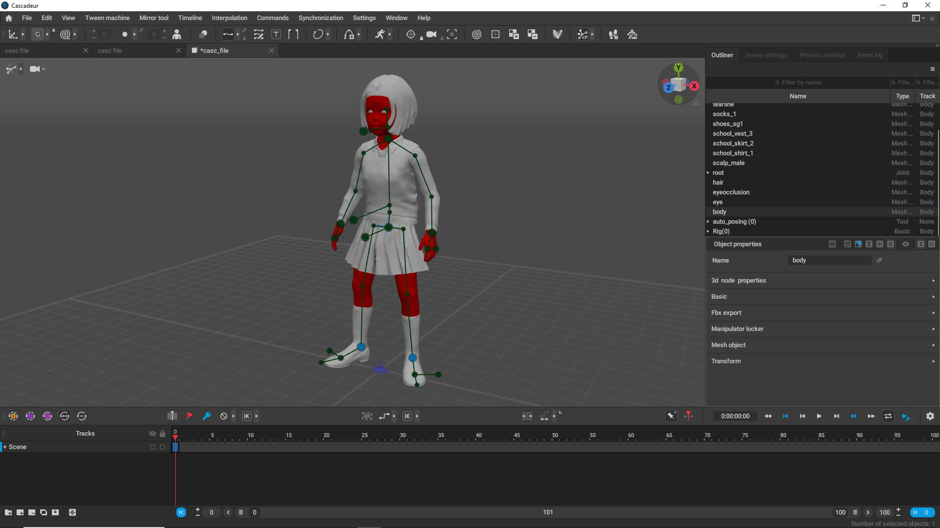 Yuna - Korean Girl 3D Model by khaloui
