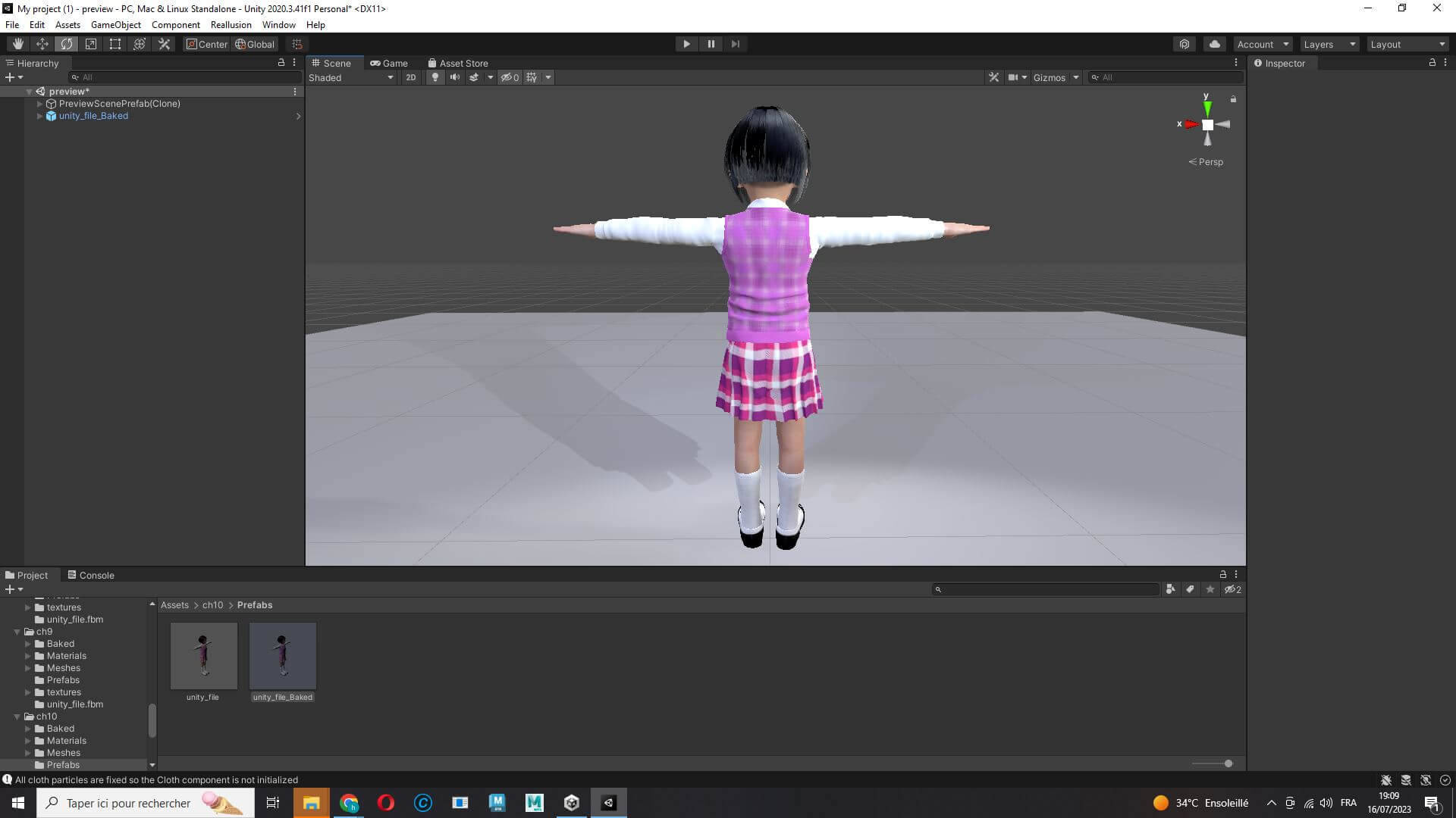 Yuna-Realistic Korean Girl 3D Model by khaloui