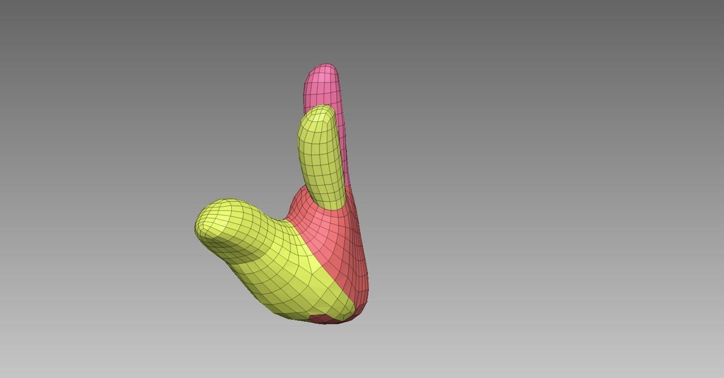 5 Stylized Hands (Base Mesh) - 3D Model by Khatri3d