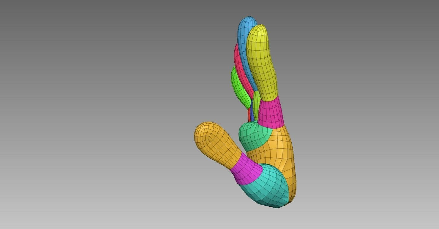 5 Stylized Hands (Base Mesh) - 3D Model by Khatri3d