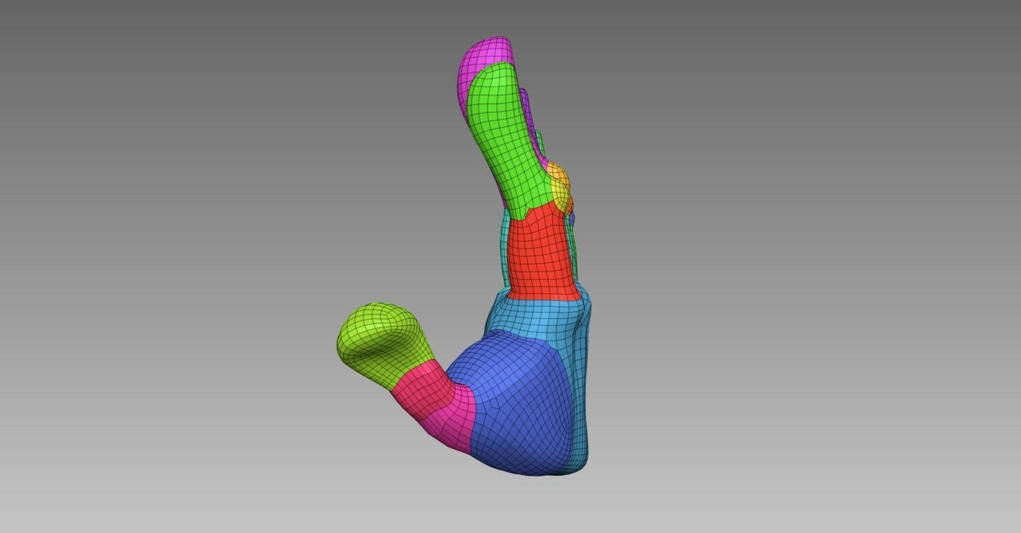 5 Stylized Hands (Base Mesh) - 3D Model by Khatri3d