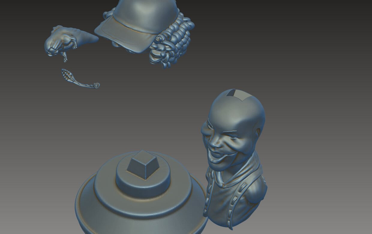 Dustin With His Pet - Bust Stranger Things 3D Print Model by Khatri3d