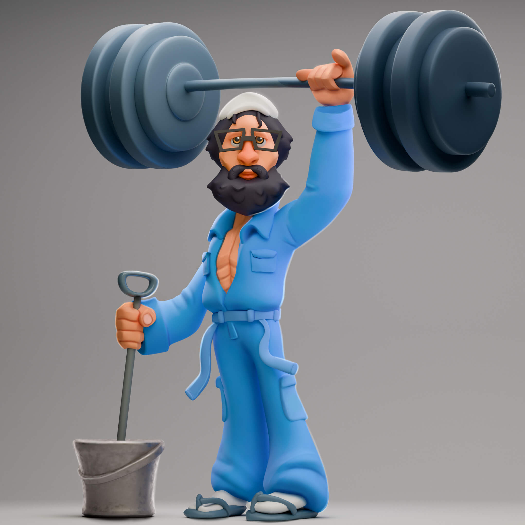 Anatoly 3D Render, Digital Art by Khatri3d