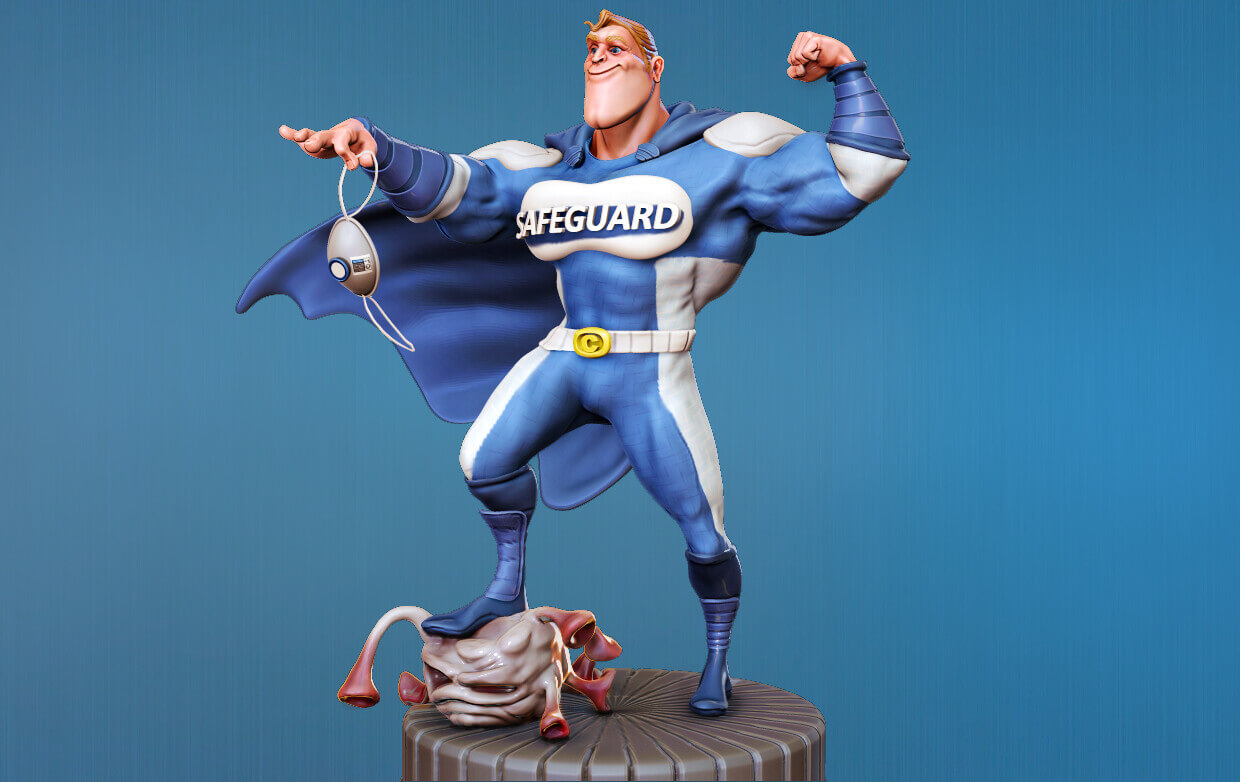 Commander Safeguard 3D Render, Digital Art by Khatri3d