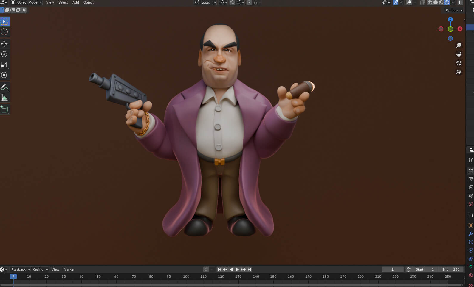 Penguin Colin Farrell DC Villain 3D Render by Khatri3d