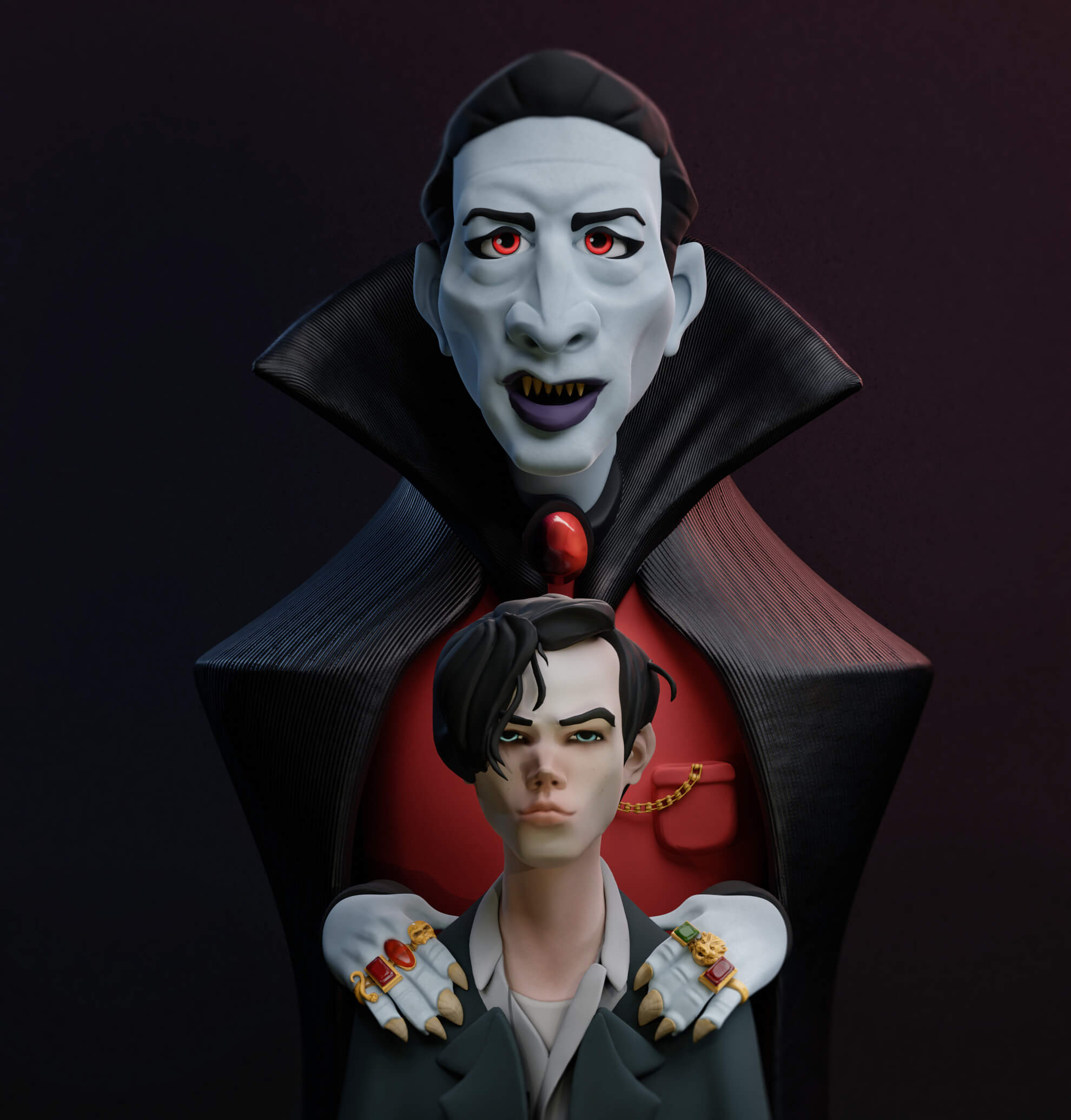 Renfield Fanart 3D Render, Digital Art by Khatri3d