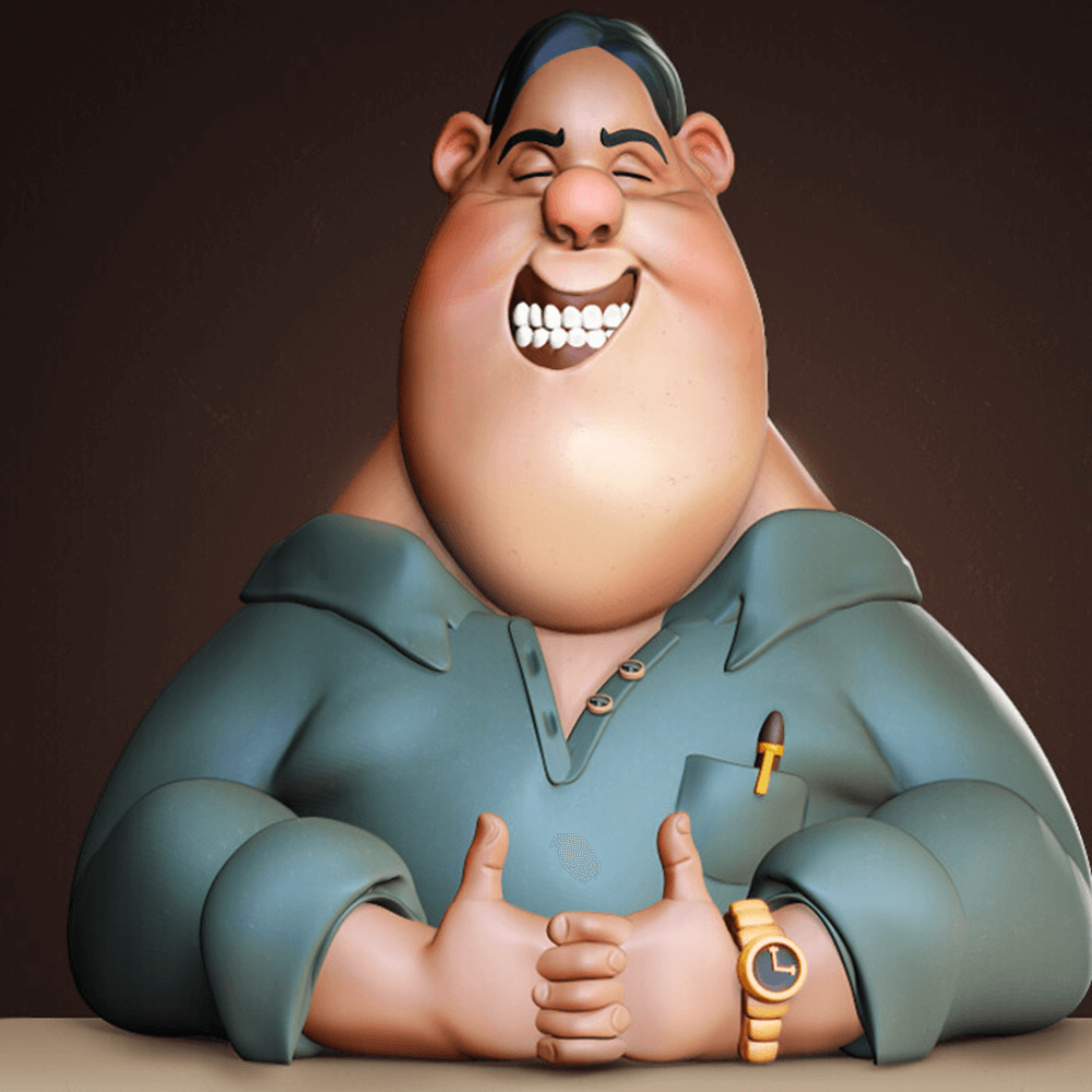 Stylized Character 3D Render, Digital Art by Khatri3d