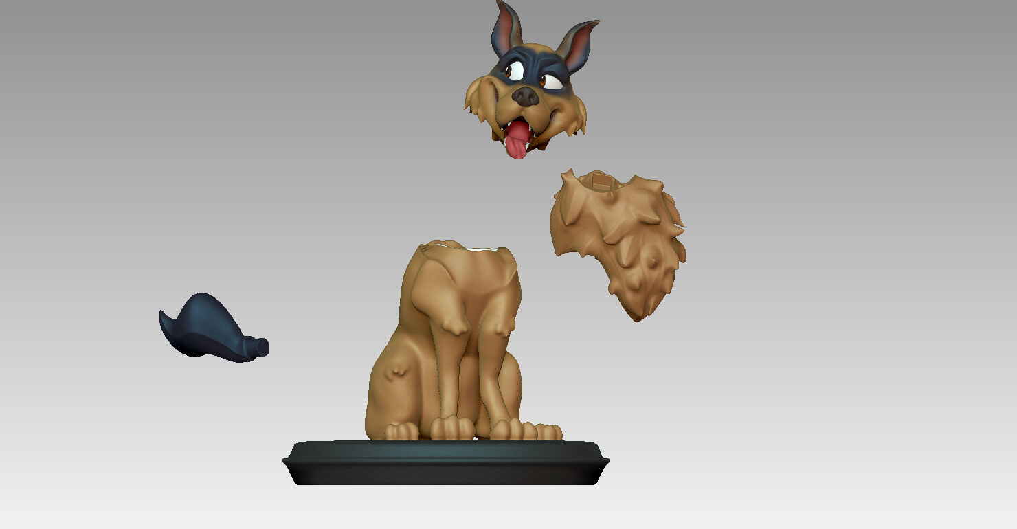 Stylized Dog (Disney Pixar Inspired) 3D Render by Khatri3d