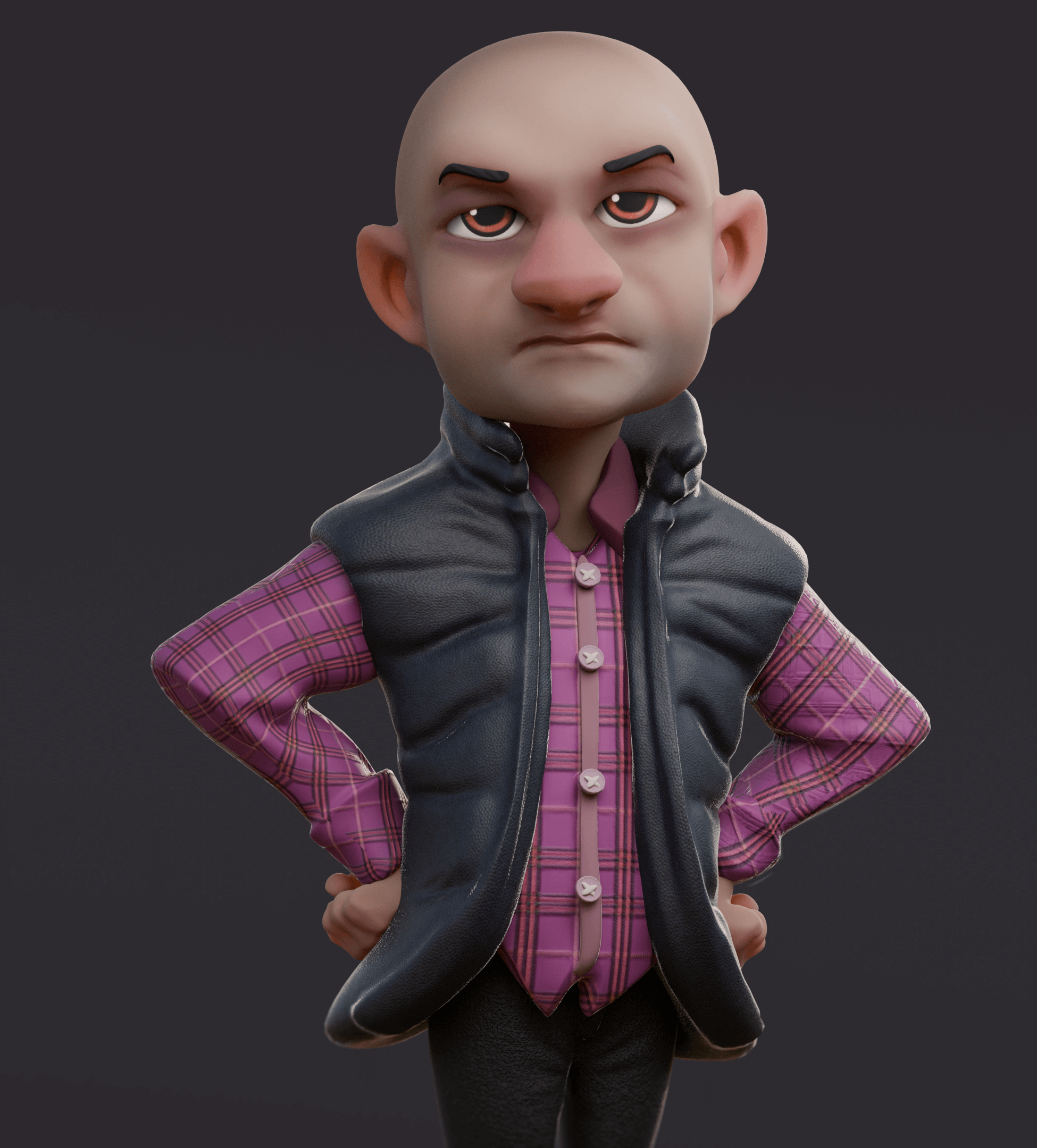 That Meme Guy (STL Available) 3D Render, Digital Art by Khatri3d