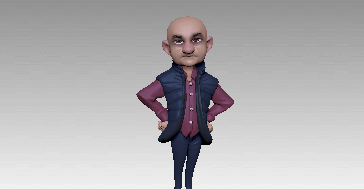 That Meme Guy (STL Available) 3D Render, Digital Art by Khatri3d