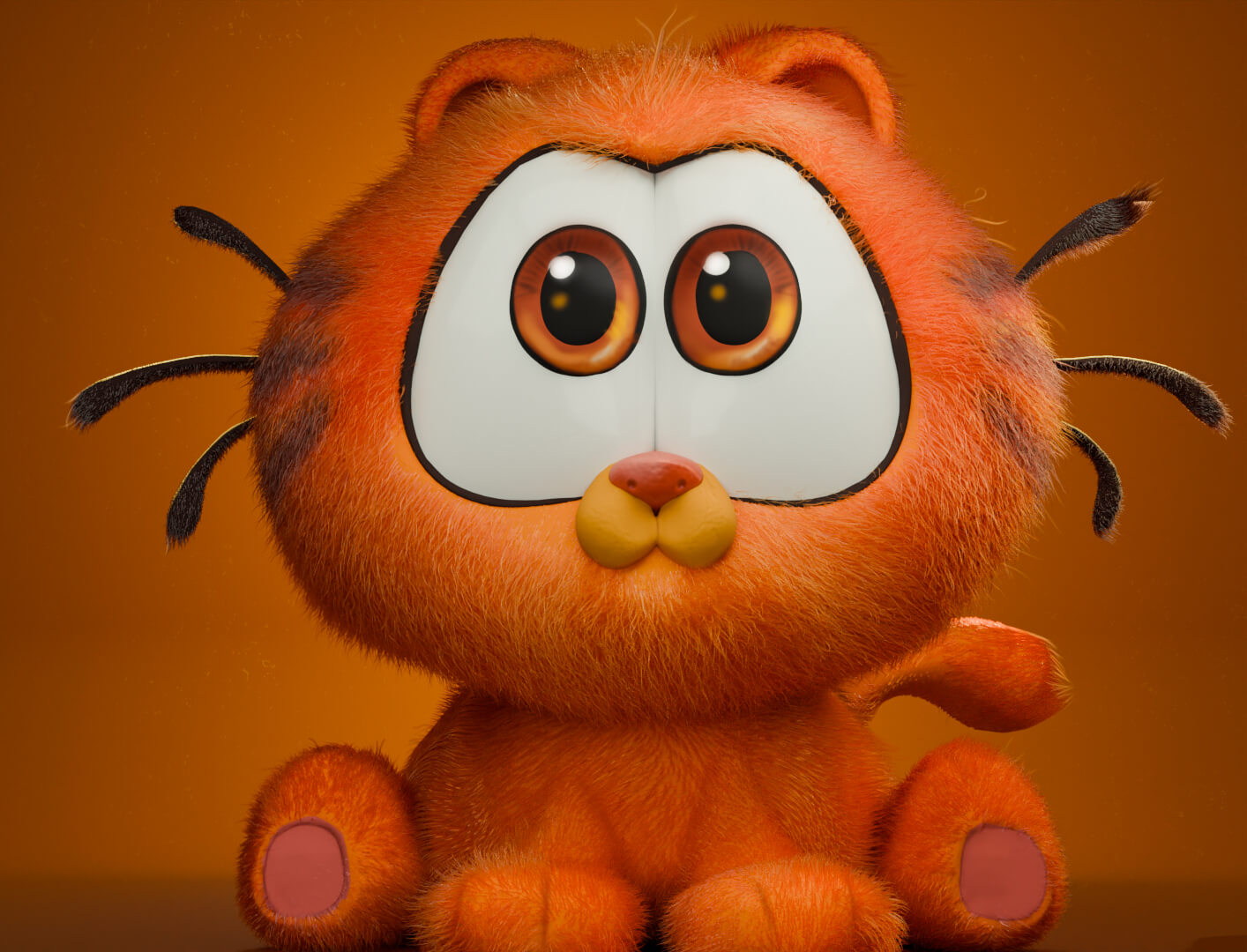 Garfield (Stylized Cat) - 3D Model by Khatri3d