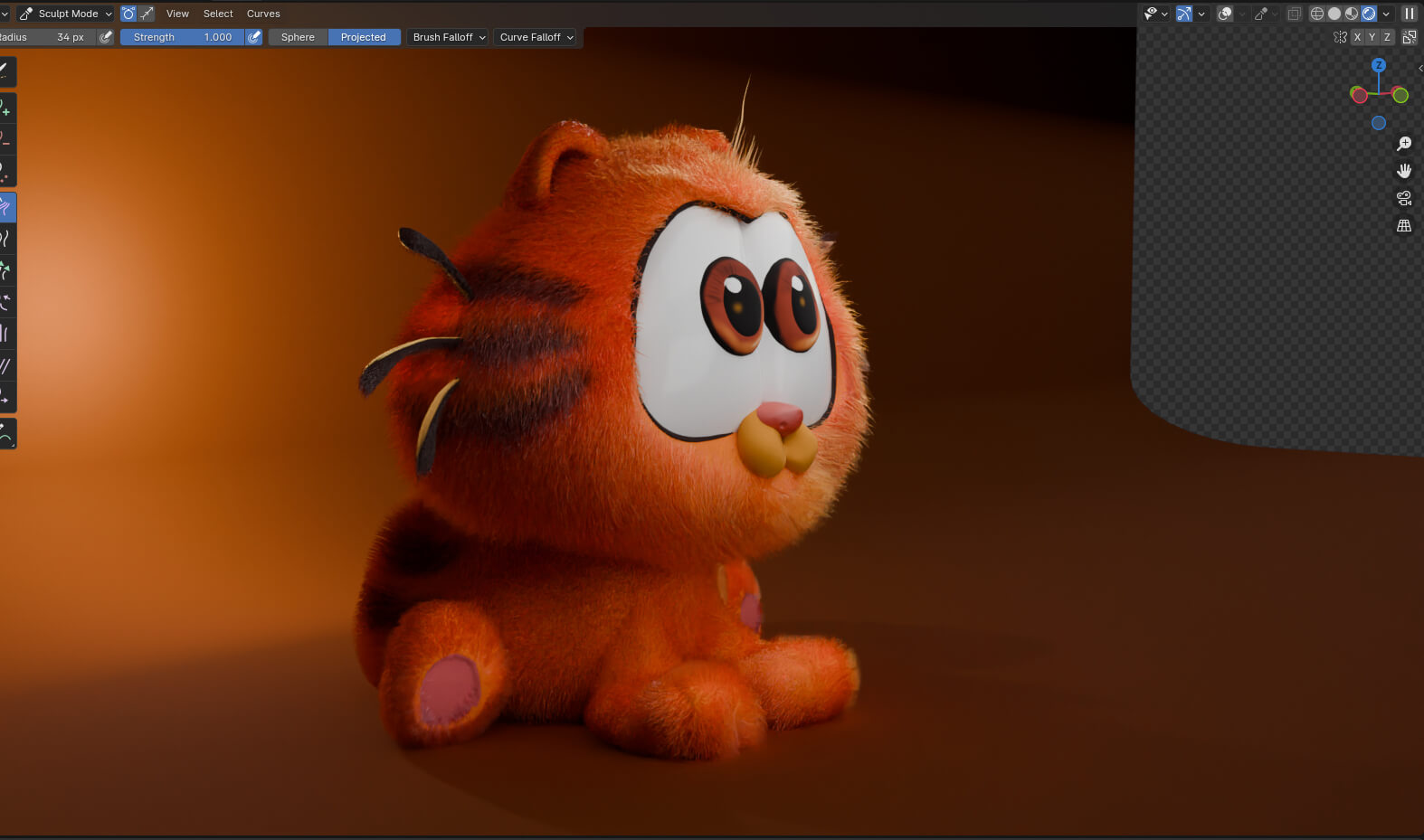 Garfield (Stylized Cat) - 3D Model by Khatri3d