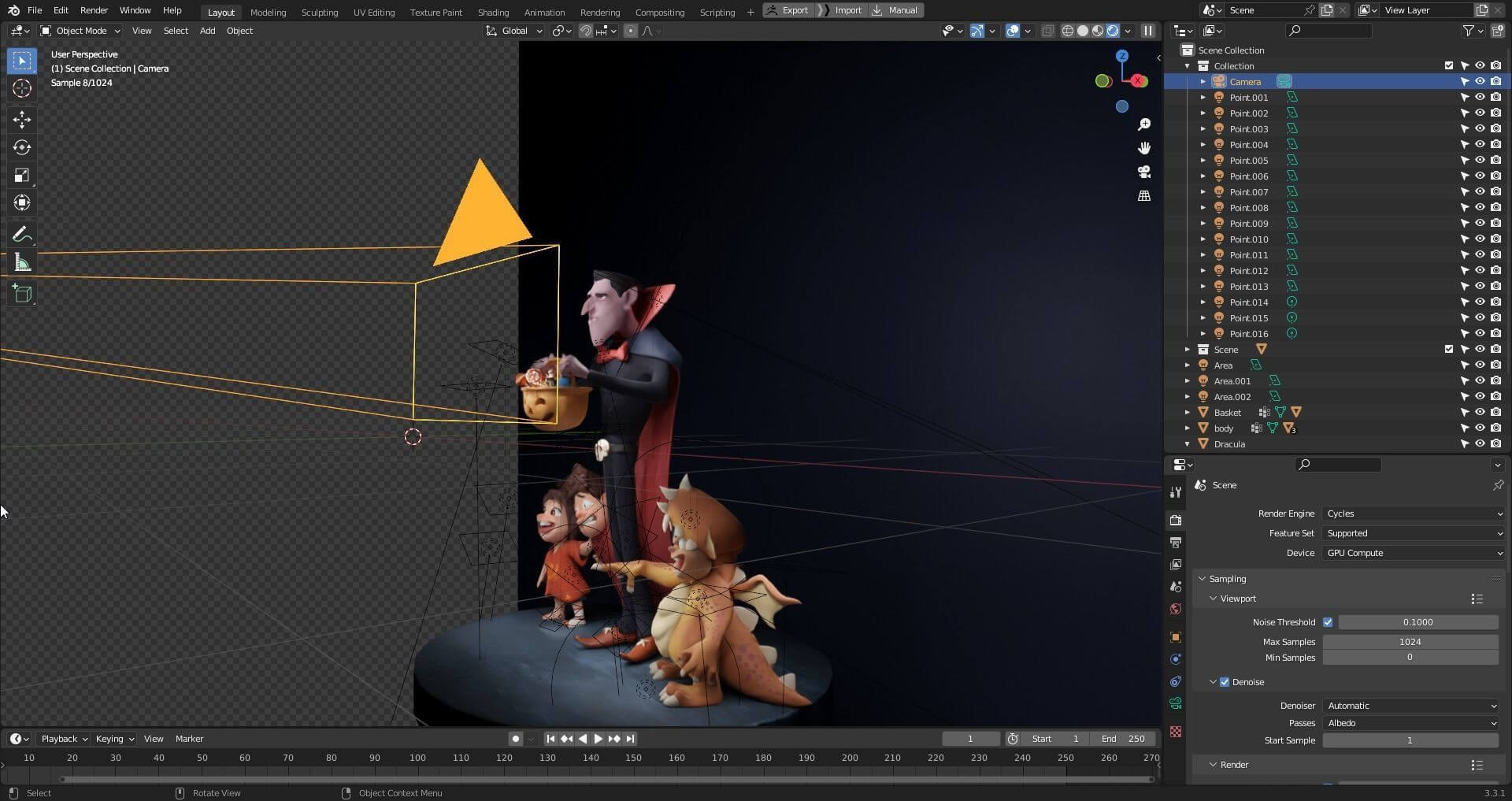 Halloween Special 4 Stylized Characters - 3D Model by Khatri3d