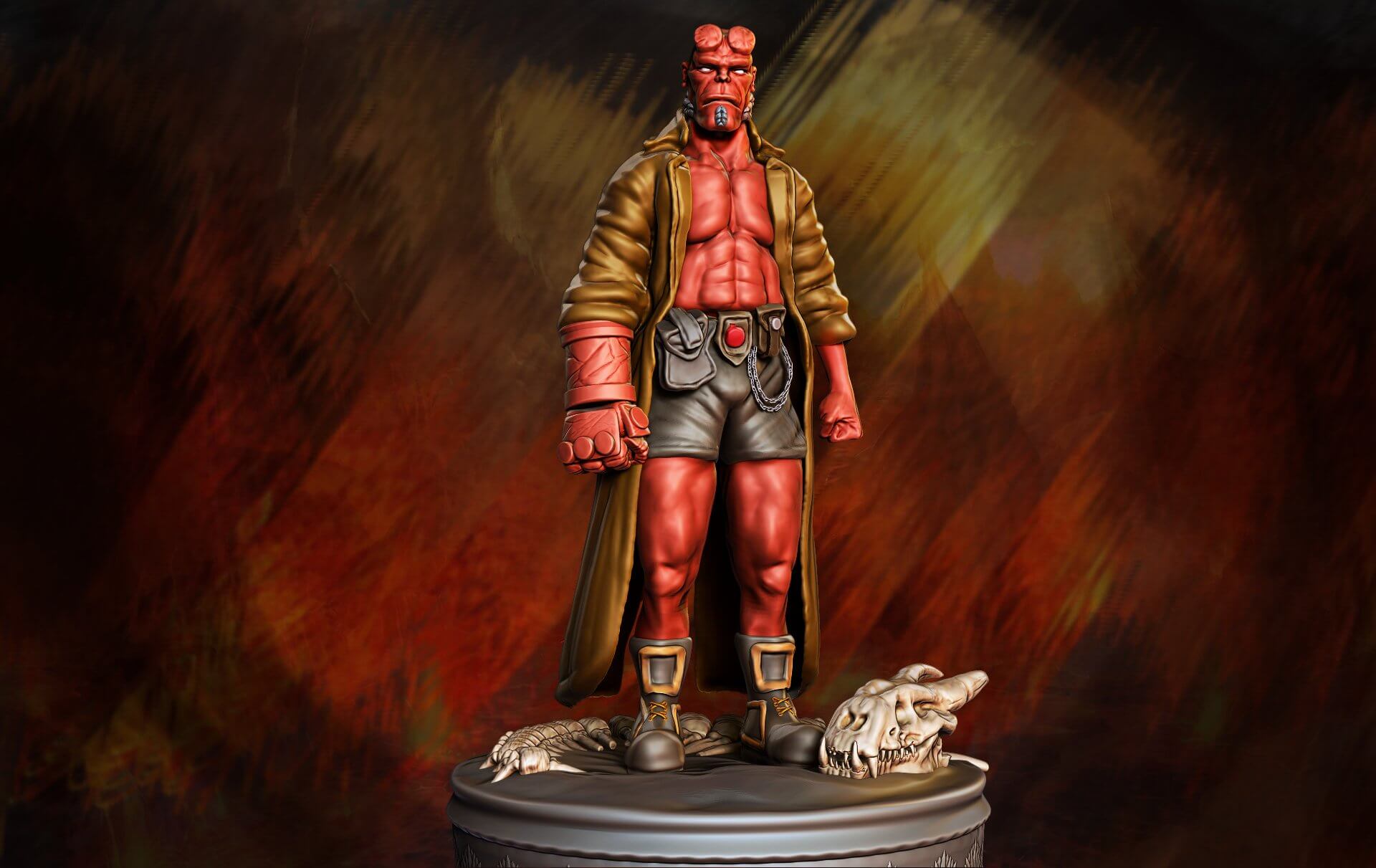 Hellboy - 3D Model by Khatri3d