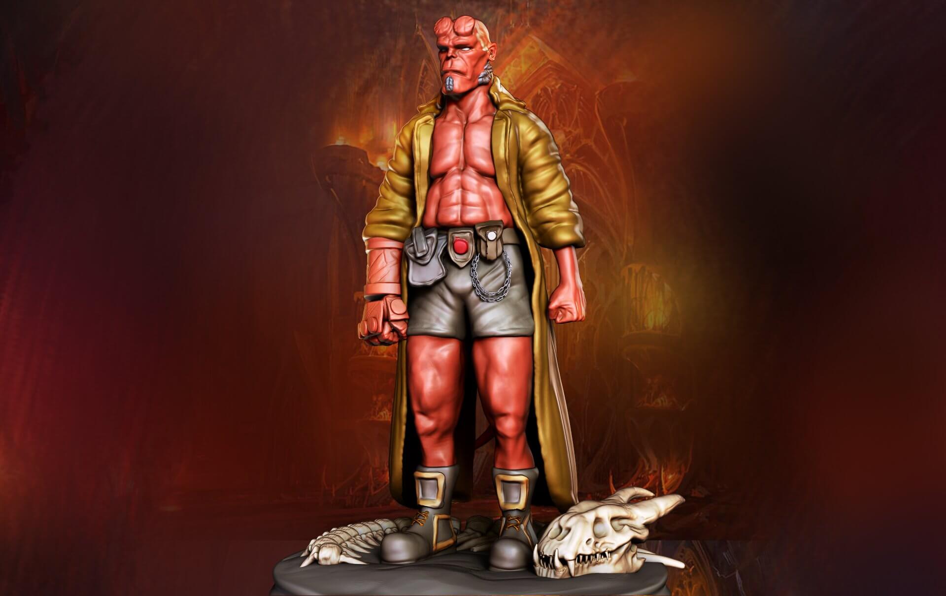 Hellboy - 3D Model by Khatri3d