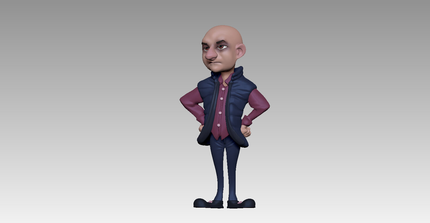 Meme Guy (Funny Figurine) - 3D Model by Khatri3d