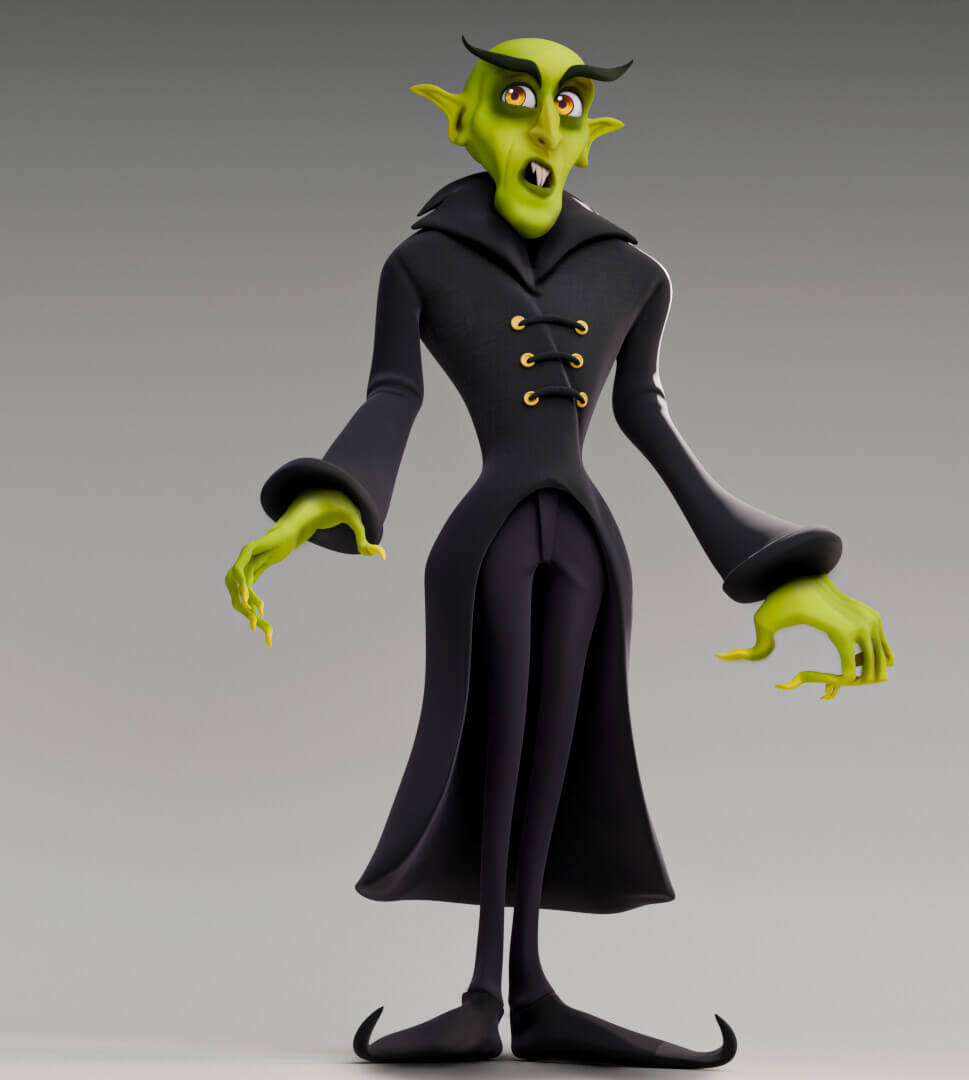 Nosferatu Dracula for 3D Print by Khatri3d