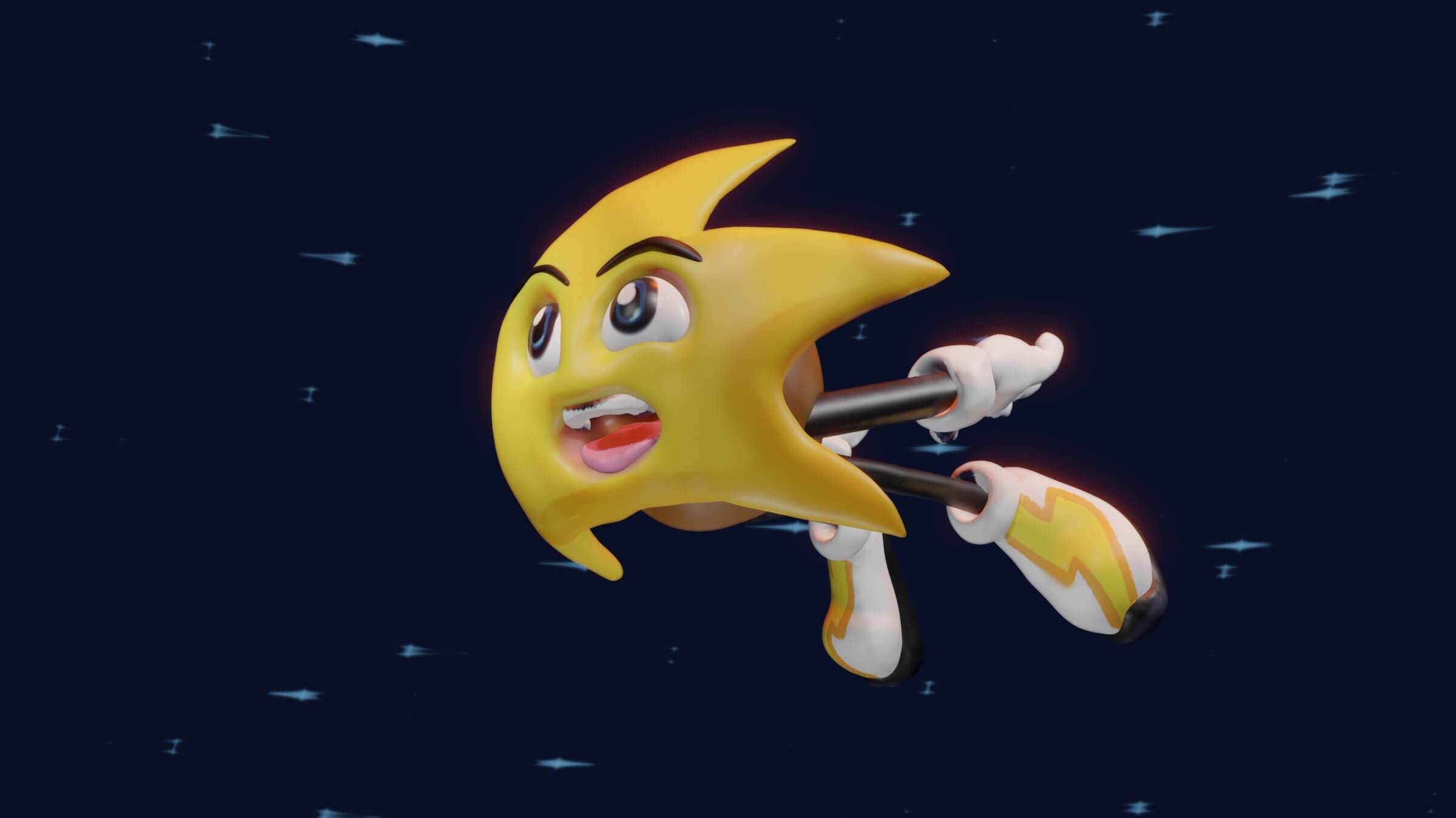 Ristar Character - 3D Model by Khatri3d