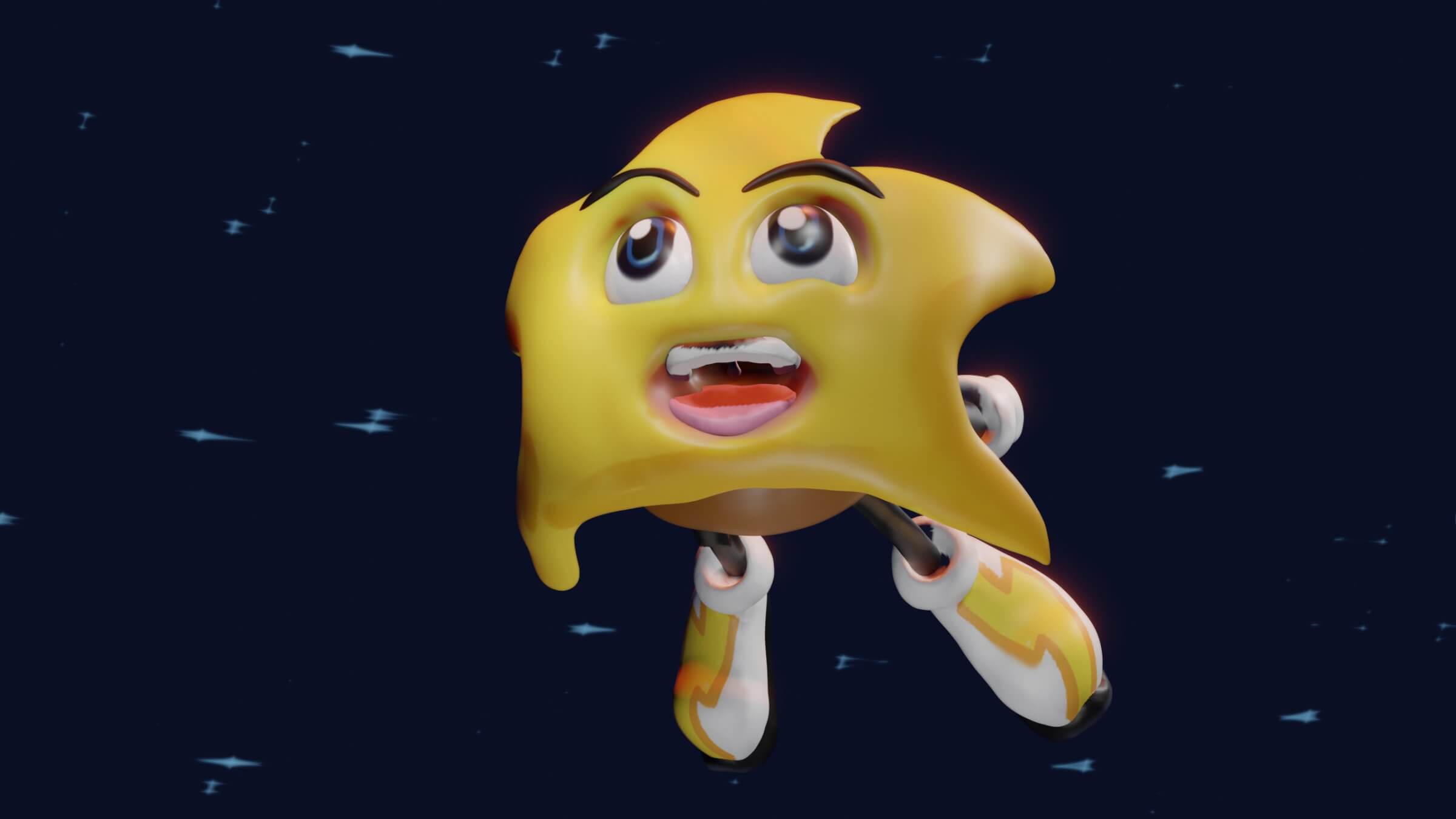 Ristar Character - 3D Model by Khatri3d