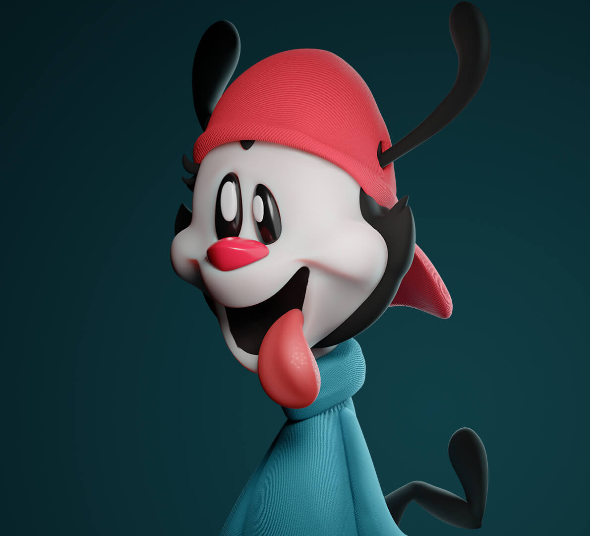 Stylized Character Wakko From Animaniacs - 3D Model by Khatri3d