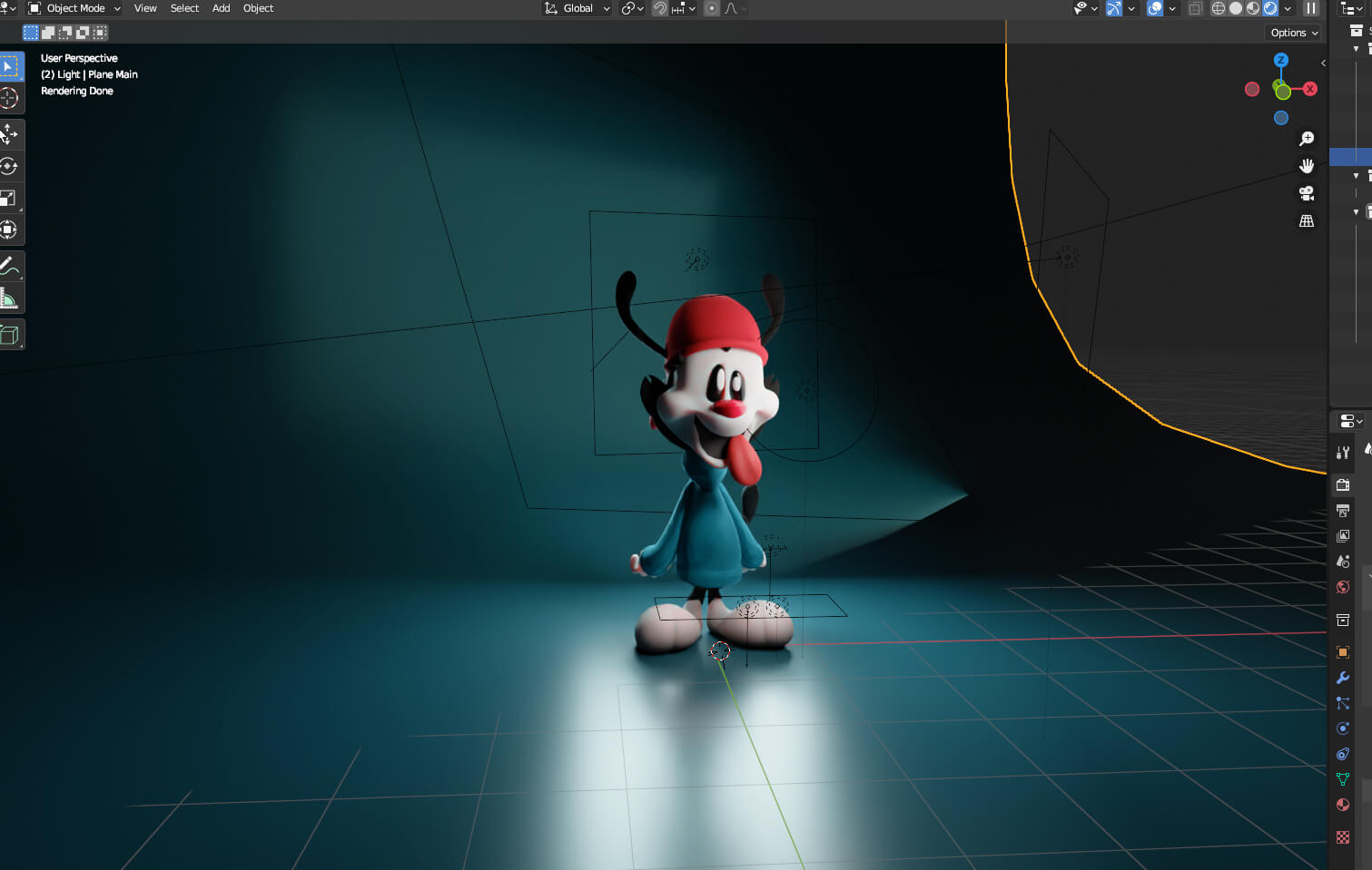 Stylized Character Wakko From Animaniacs - 3D Model by Khatri3d