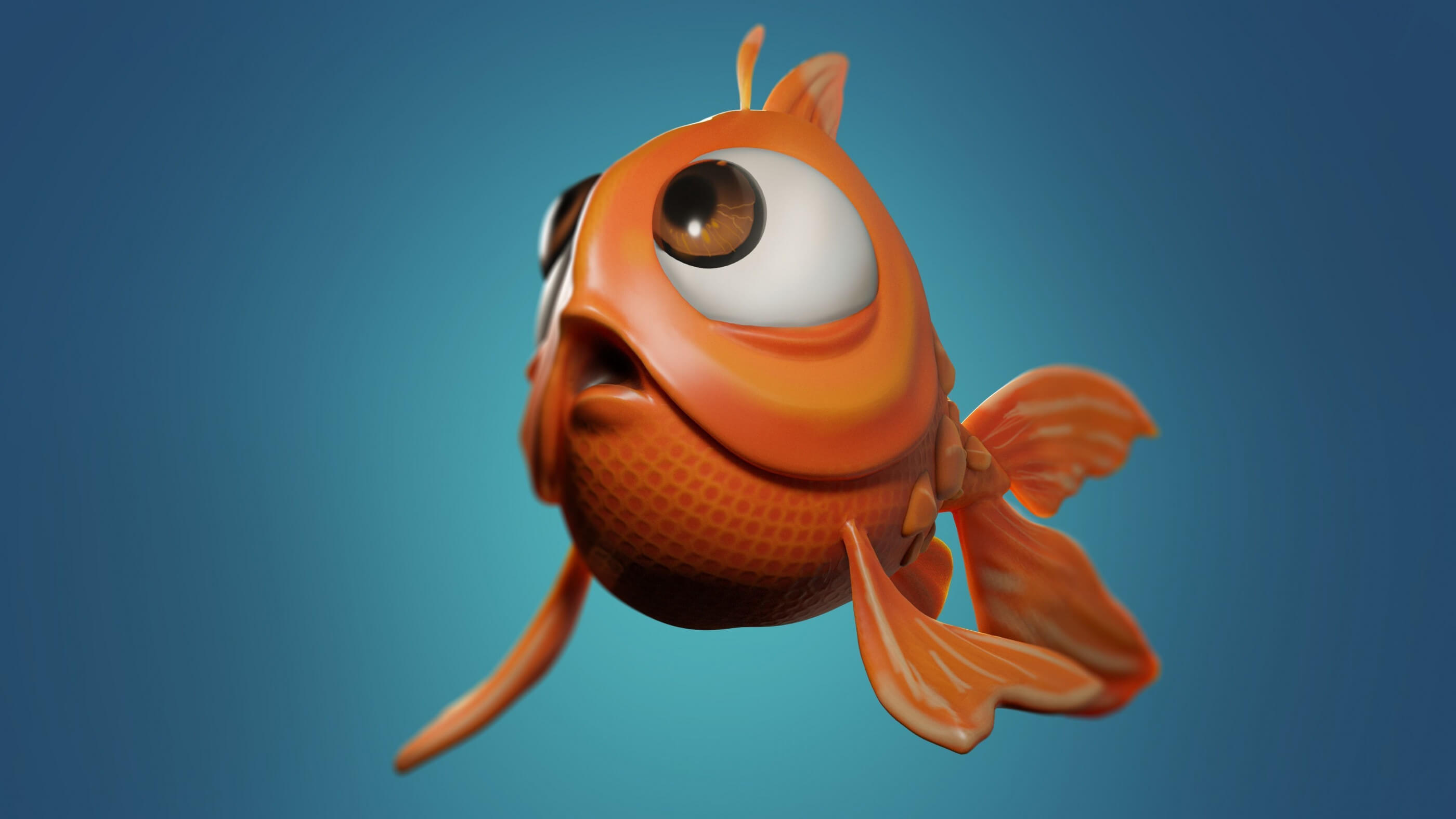 Stylized Fishes Collection of 3 Including Stylized Worm - 3D Model by ...