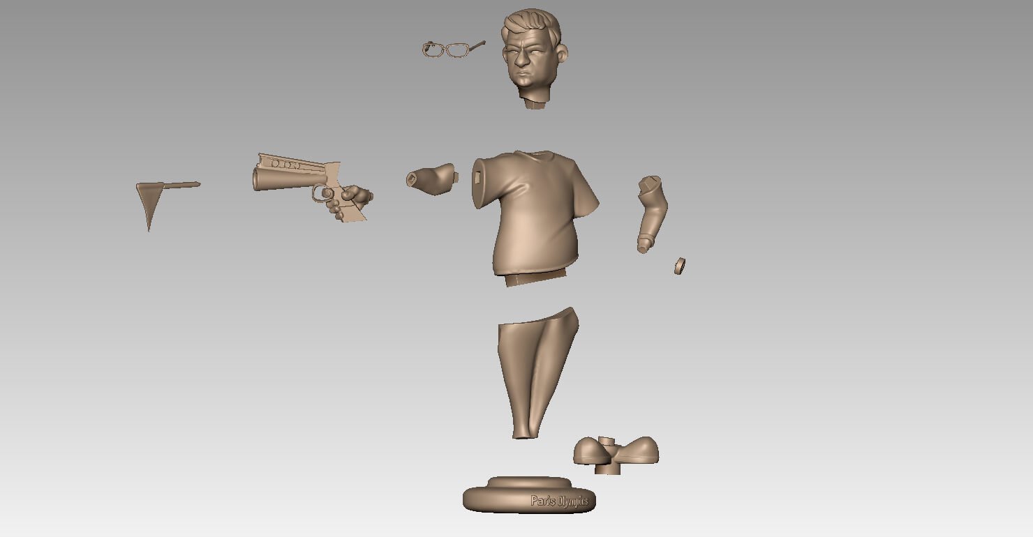 Turkish Sharp Shooter Olympics - 3D Model by Khatri3d