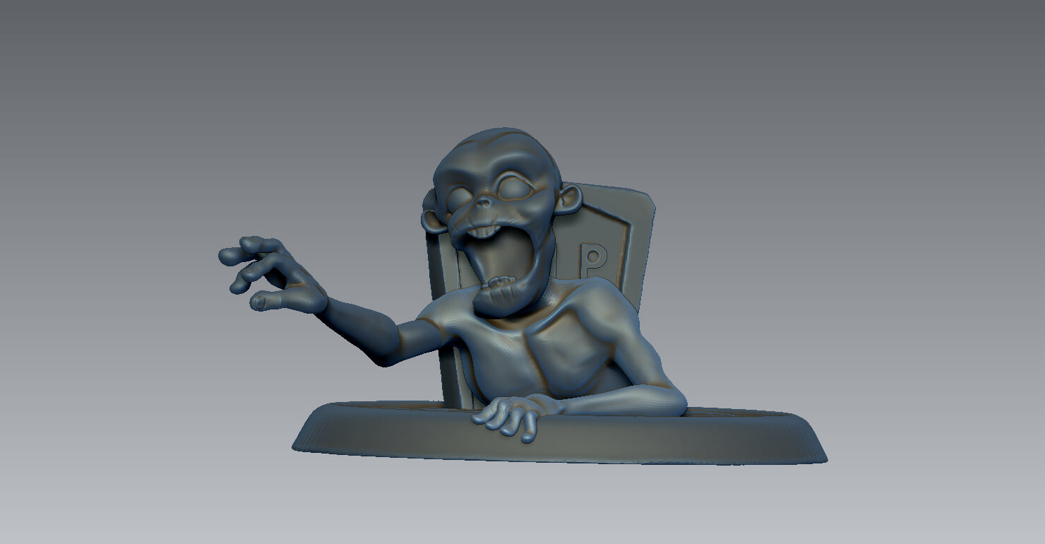 Zombie Stylized - 3D Model by Khatri3d