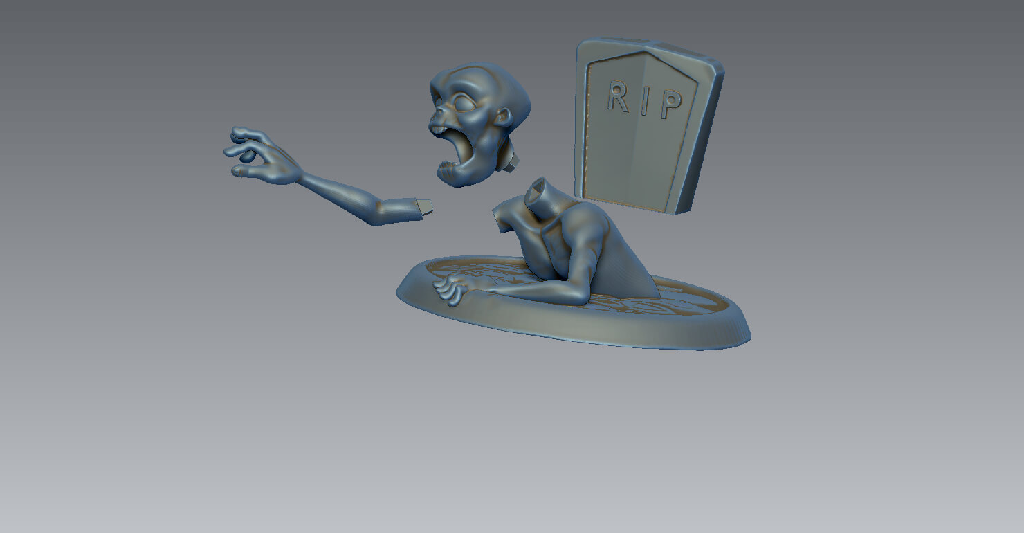 Zombie Stylized - 3D Model by Khatri3d