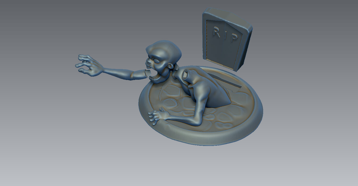 Zombie Stylized - 3D Model by Khatri3d