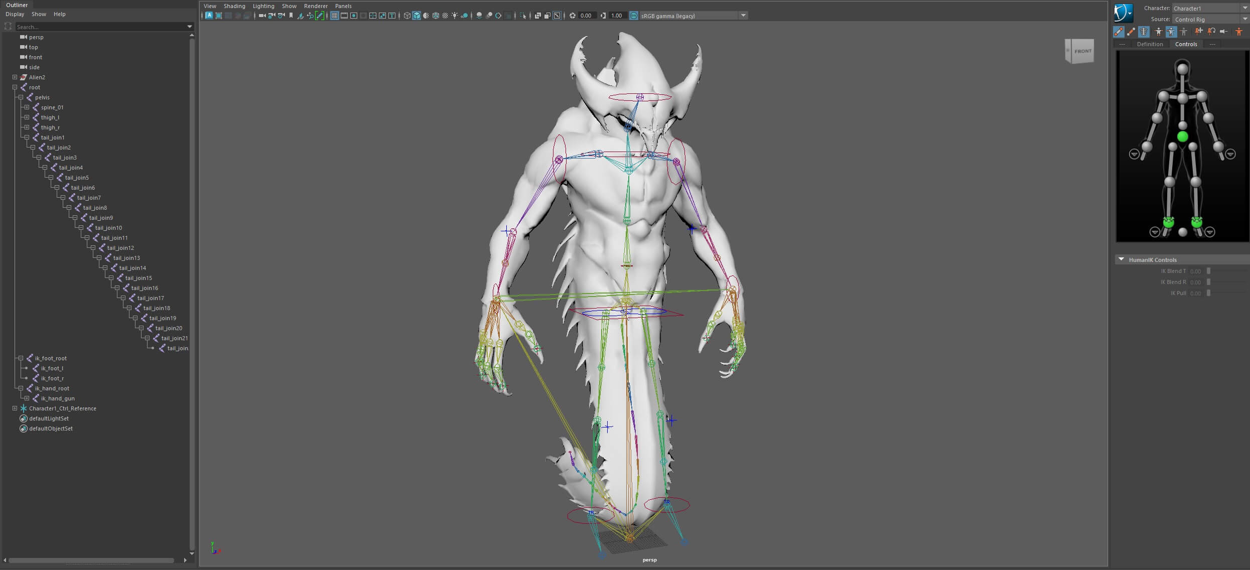 Alien 2 - 3D Model by Khornes