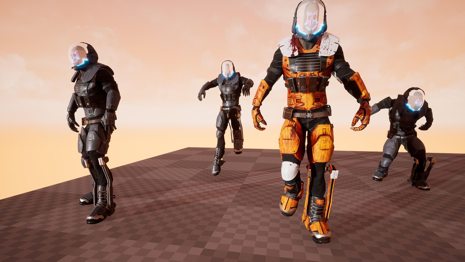 Alien 3 Game Ready Characters - 3D Model by Khornes