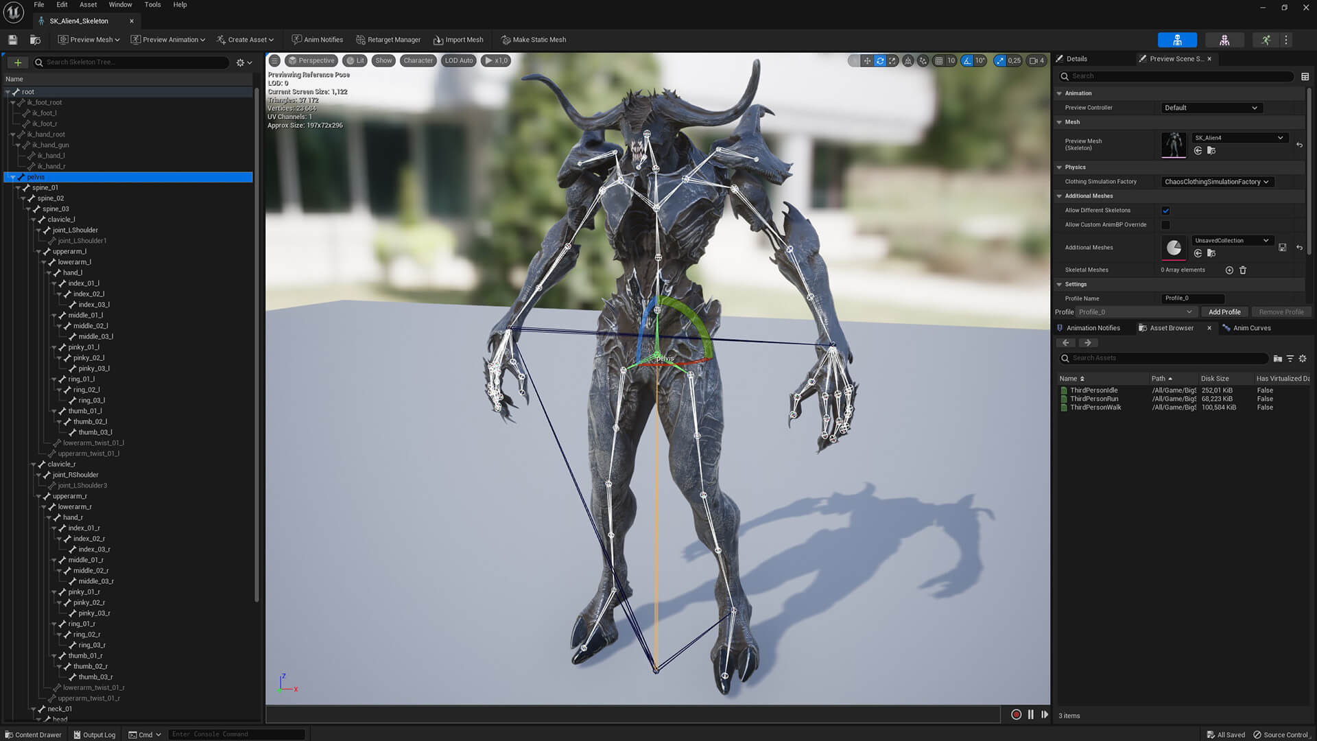 Alien 4 - 3D Model by Khornes