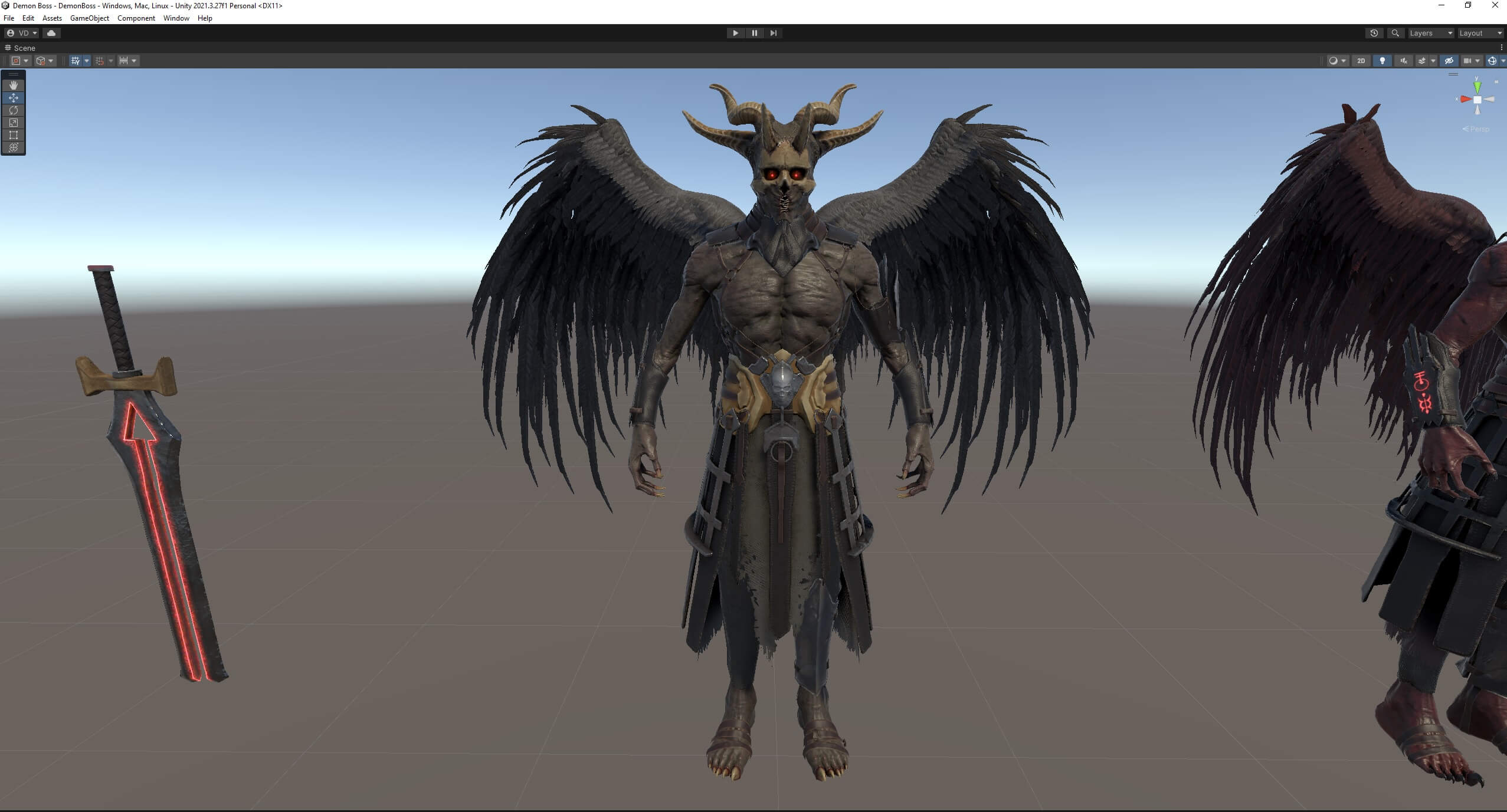 Demon Boss - 3D Model by Khornes