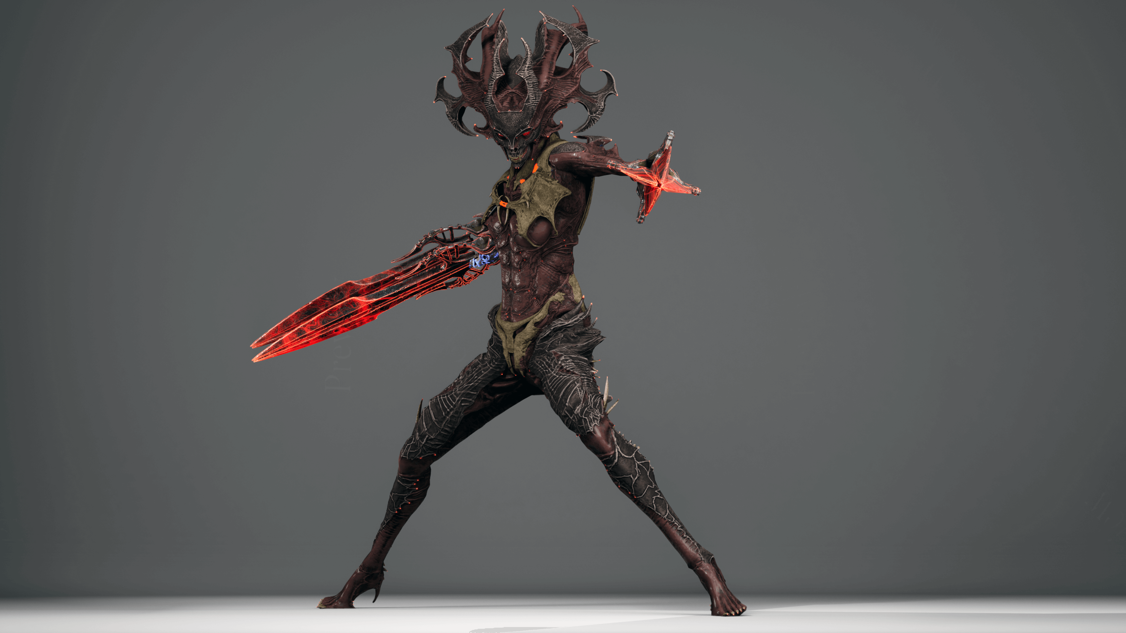 Alien 5 Remake 3D Render, Digital Art by Khornes