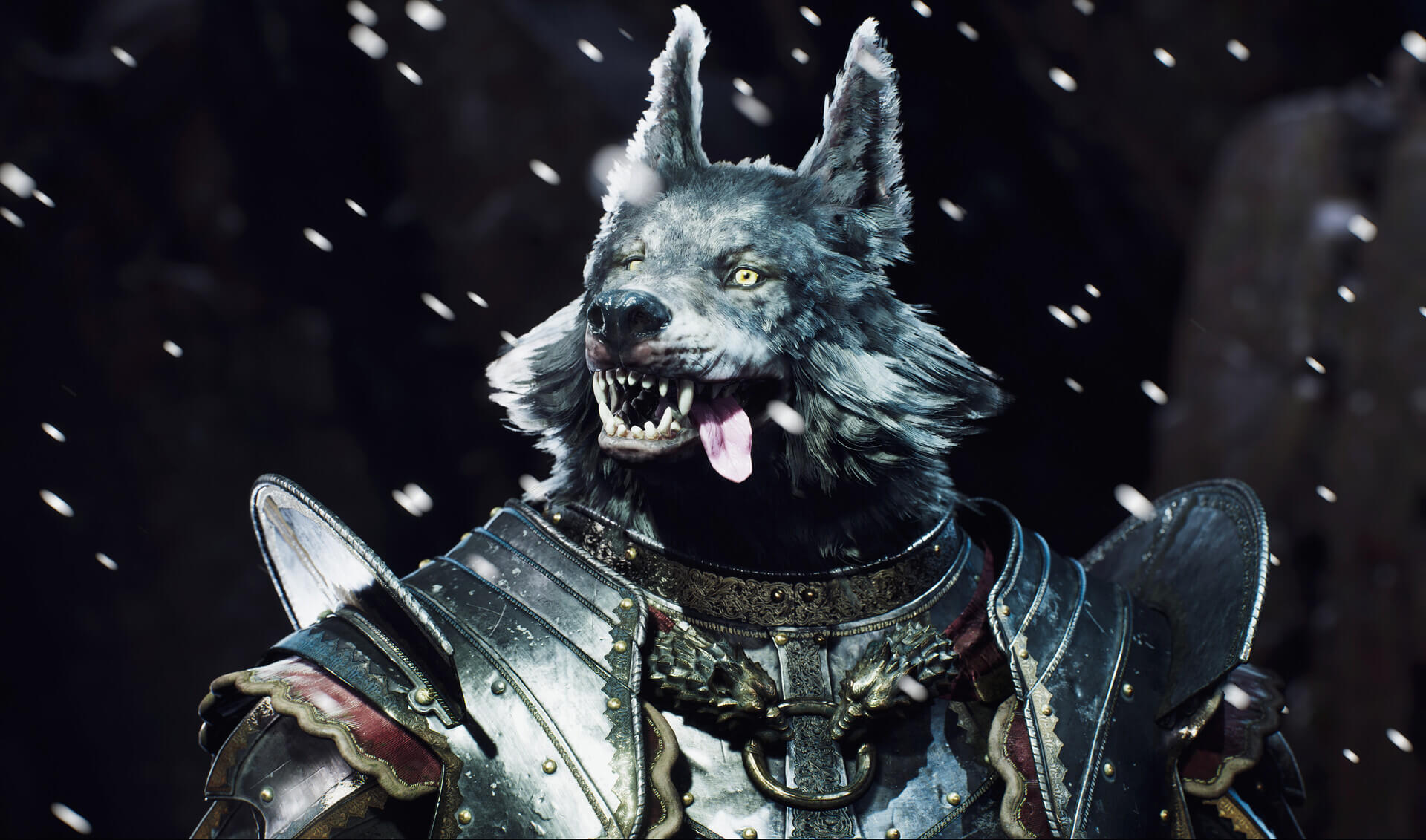 Wolf Knight 3D Render, Digital Art by Khornes