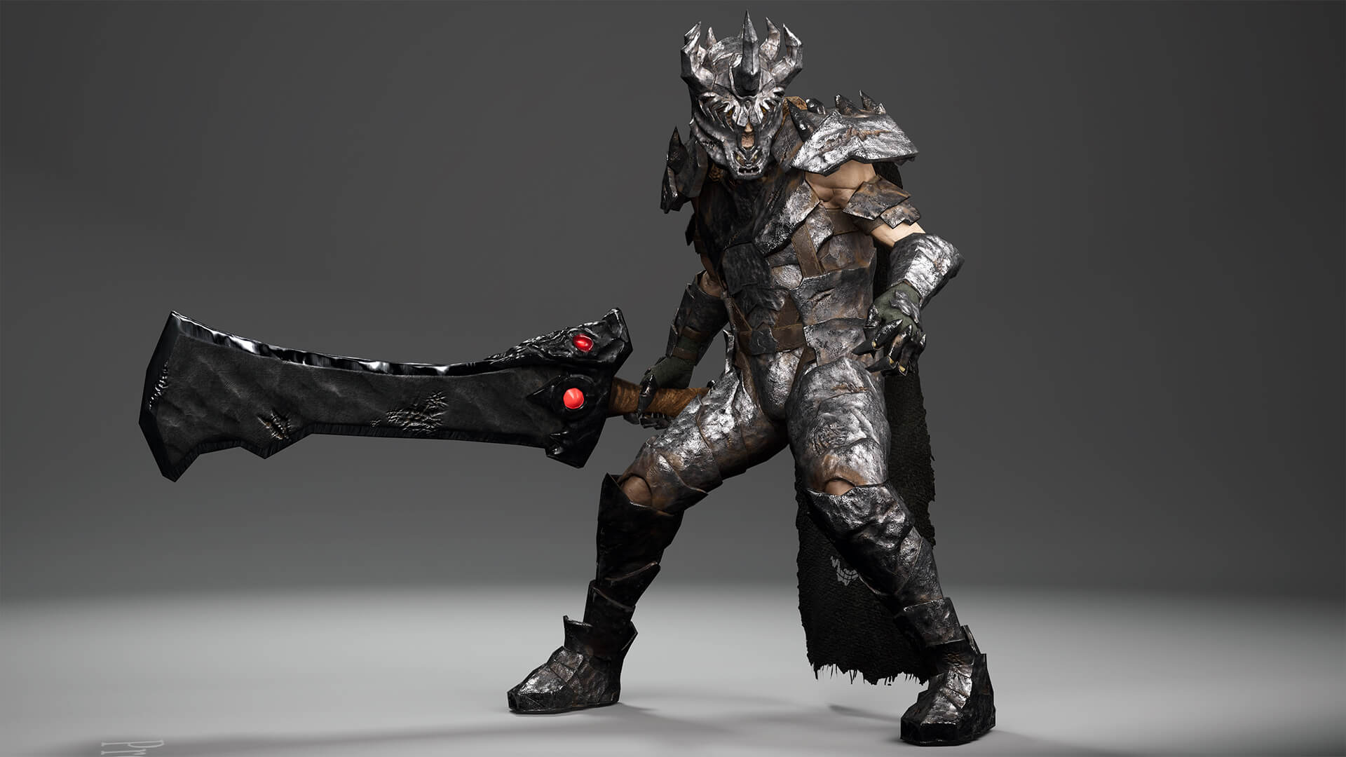 Low Poly Undead 3 - 3D Model by Khornes