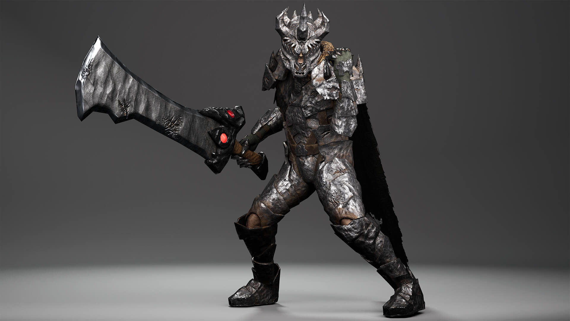 Low Poly Undead 3 - 3D Model by Khornes