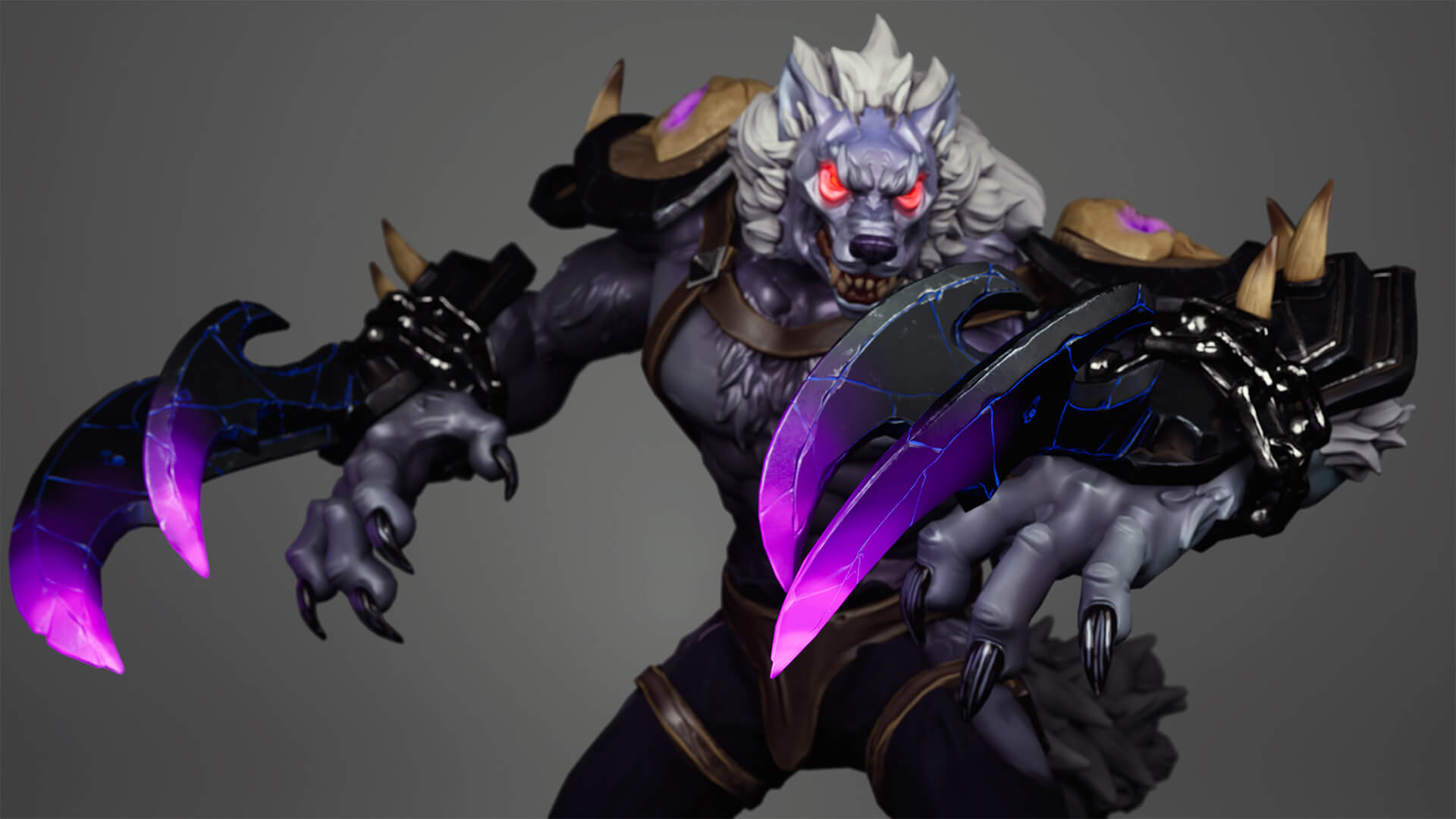 Stylized Wolf - 3D Model by Khornes