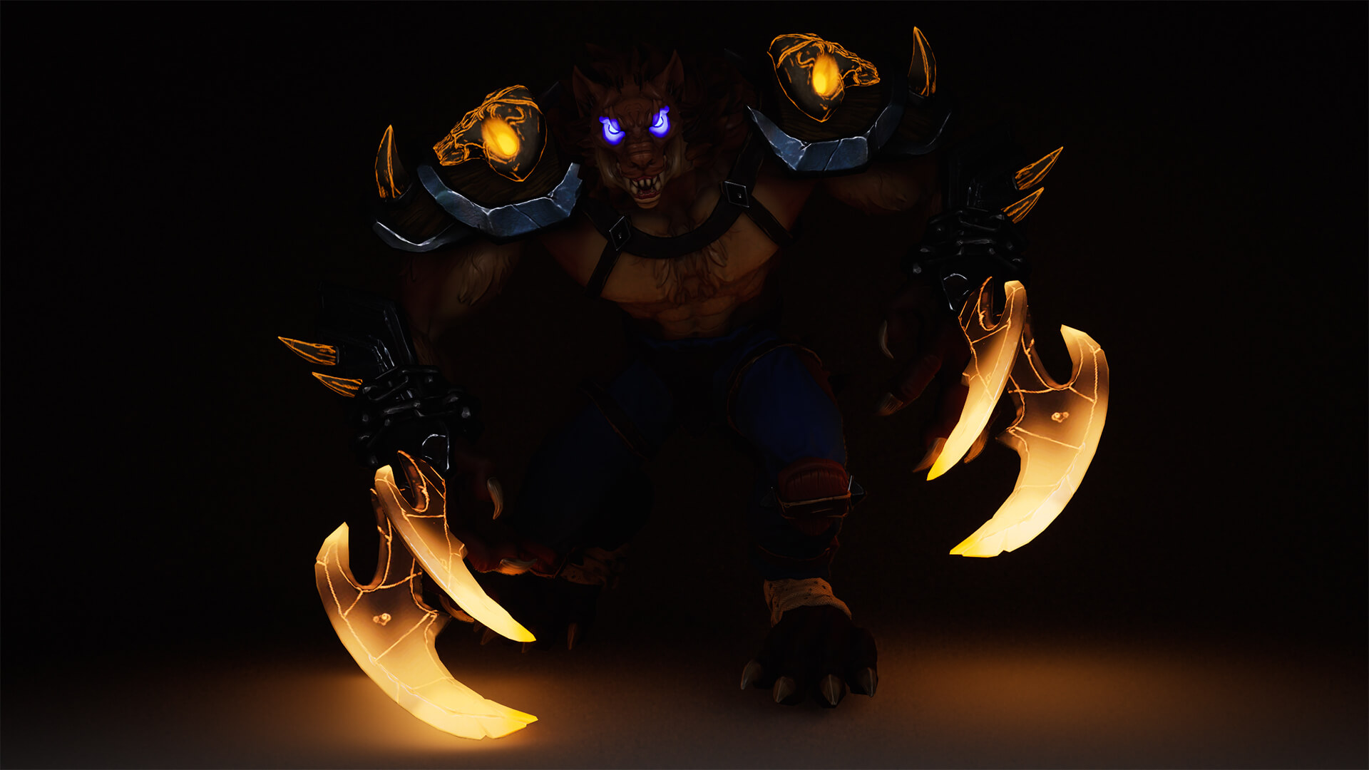 Stylized Wolf - 3D Model by Khornes