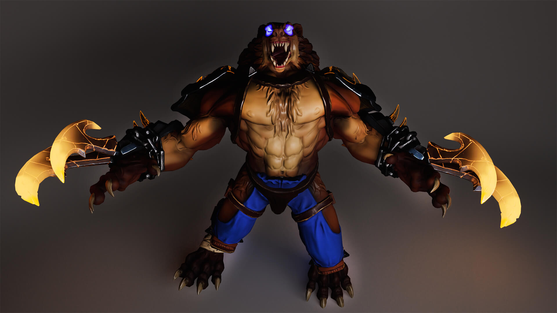 Stylized Wolf - 3D Model by Khornes