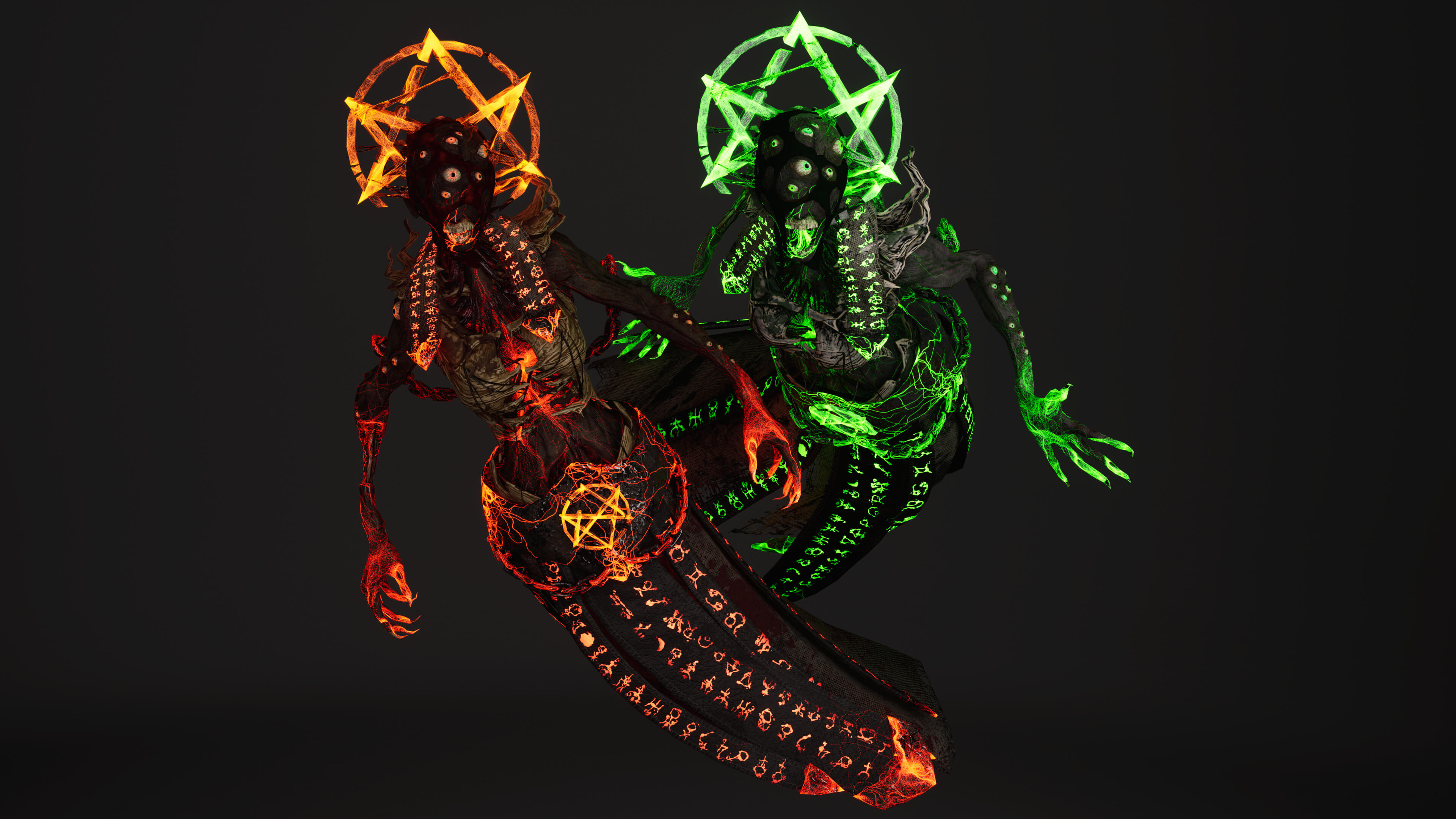 Undead Pack 6 Characters by Khornes