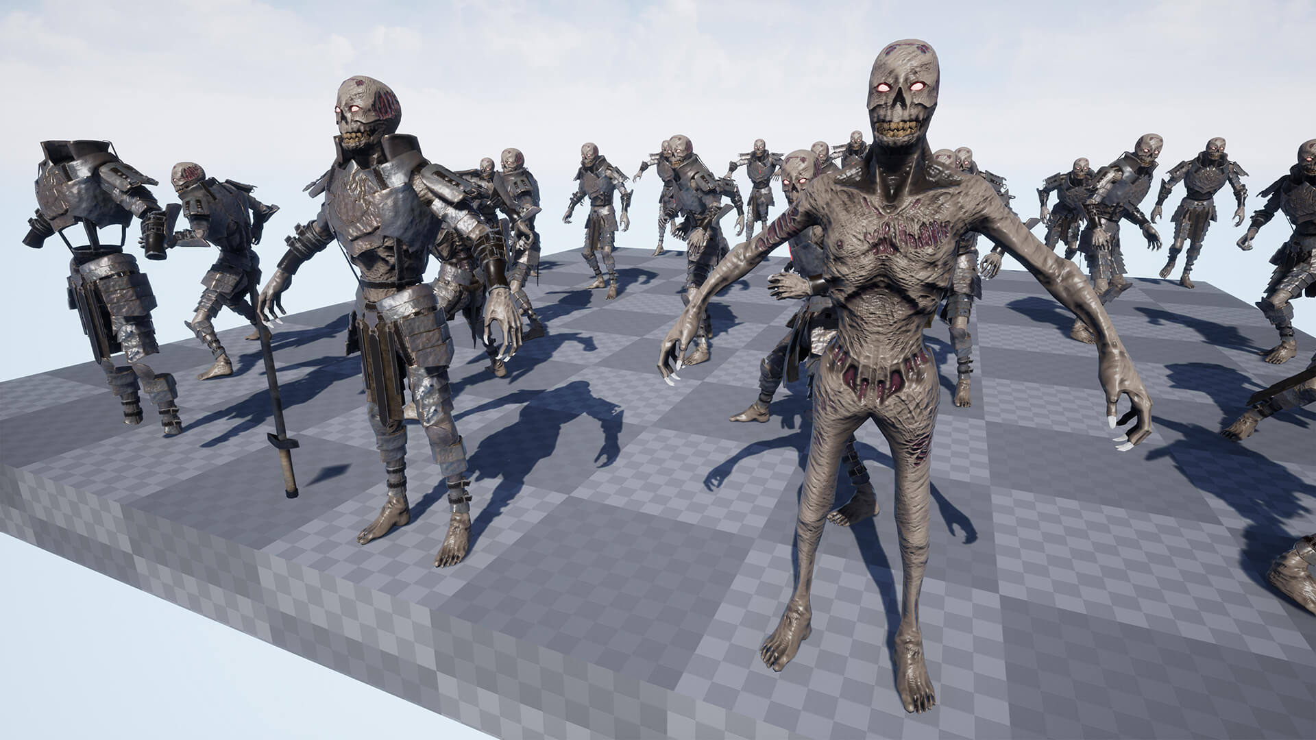 Low Poly Undead 2 - 3D Model by Khornes