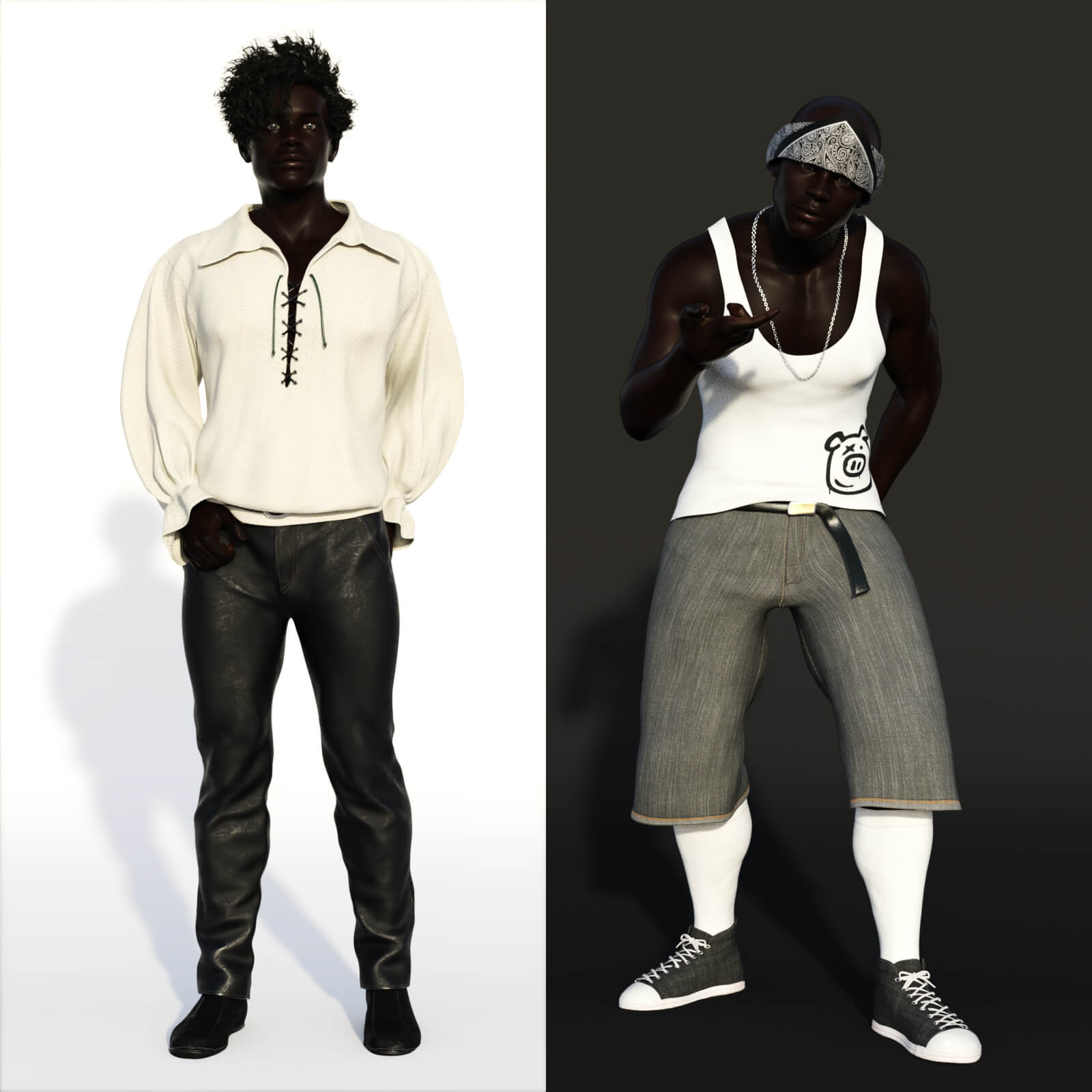 Adedayo for G8M and G8.1M - Daz Content by khoshekh