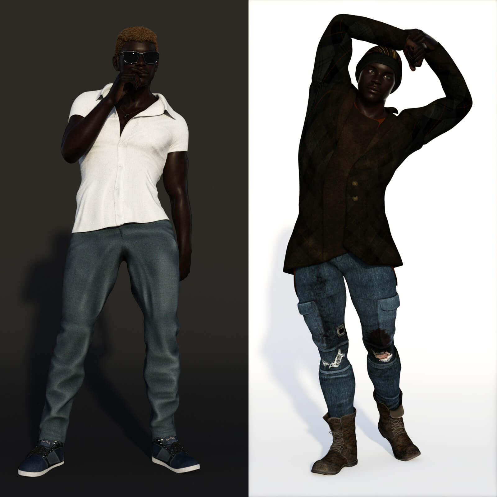 Adedayo for G8M and G8.1M - Daz Content by khoshekh