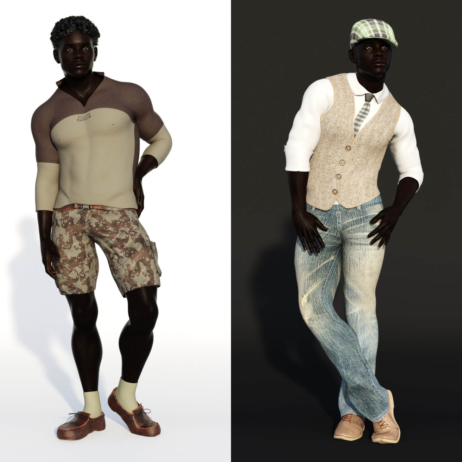 Adedayo for G8M and G8.1M - Daz Content by khoshekh